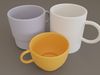 3 Simple Cups free 3D model | CGTrader
