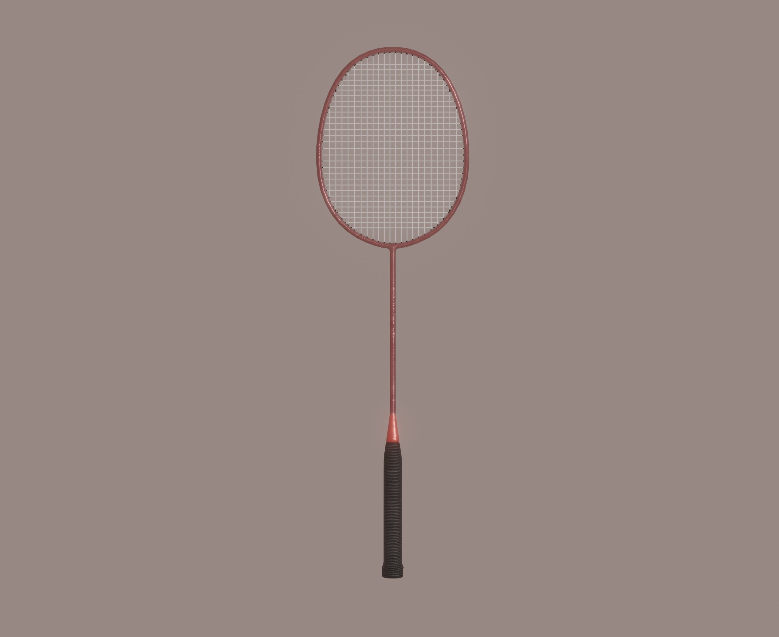 Badminton Racket 3D model | CGTrader