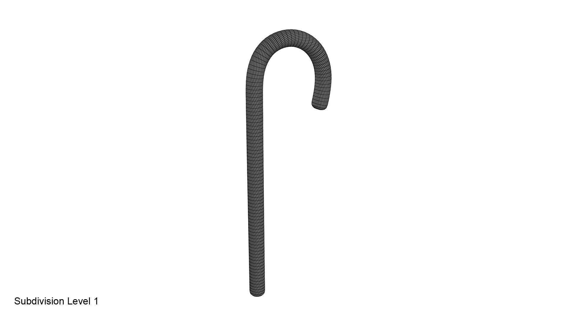 Candy cane 3D model | CGTrader