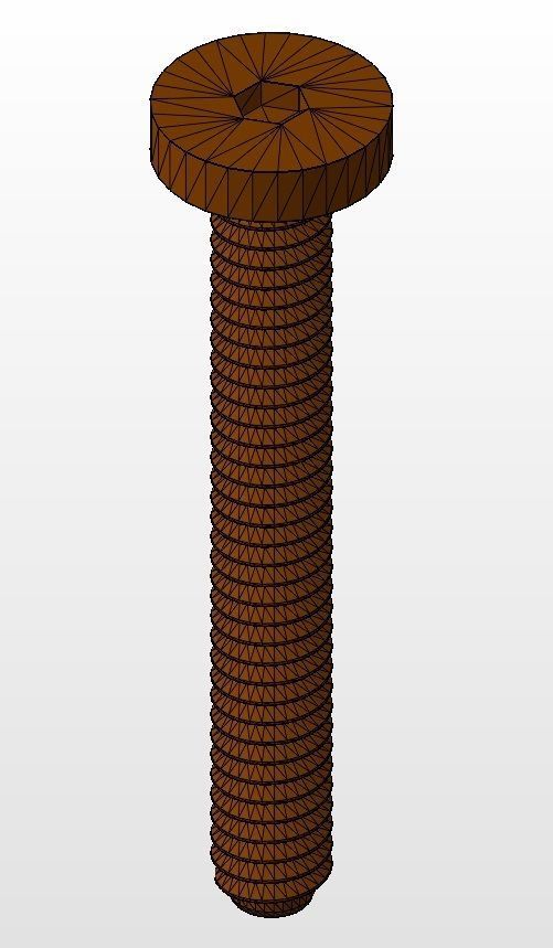 m8 screws and nut collection 3D model 3D printable | CGTrader