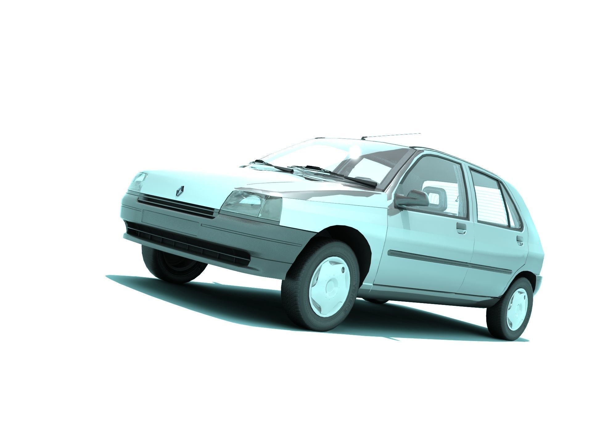 3D model Renault Clio I VR / AR / low-poly | CGTrader