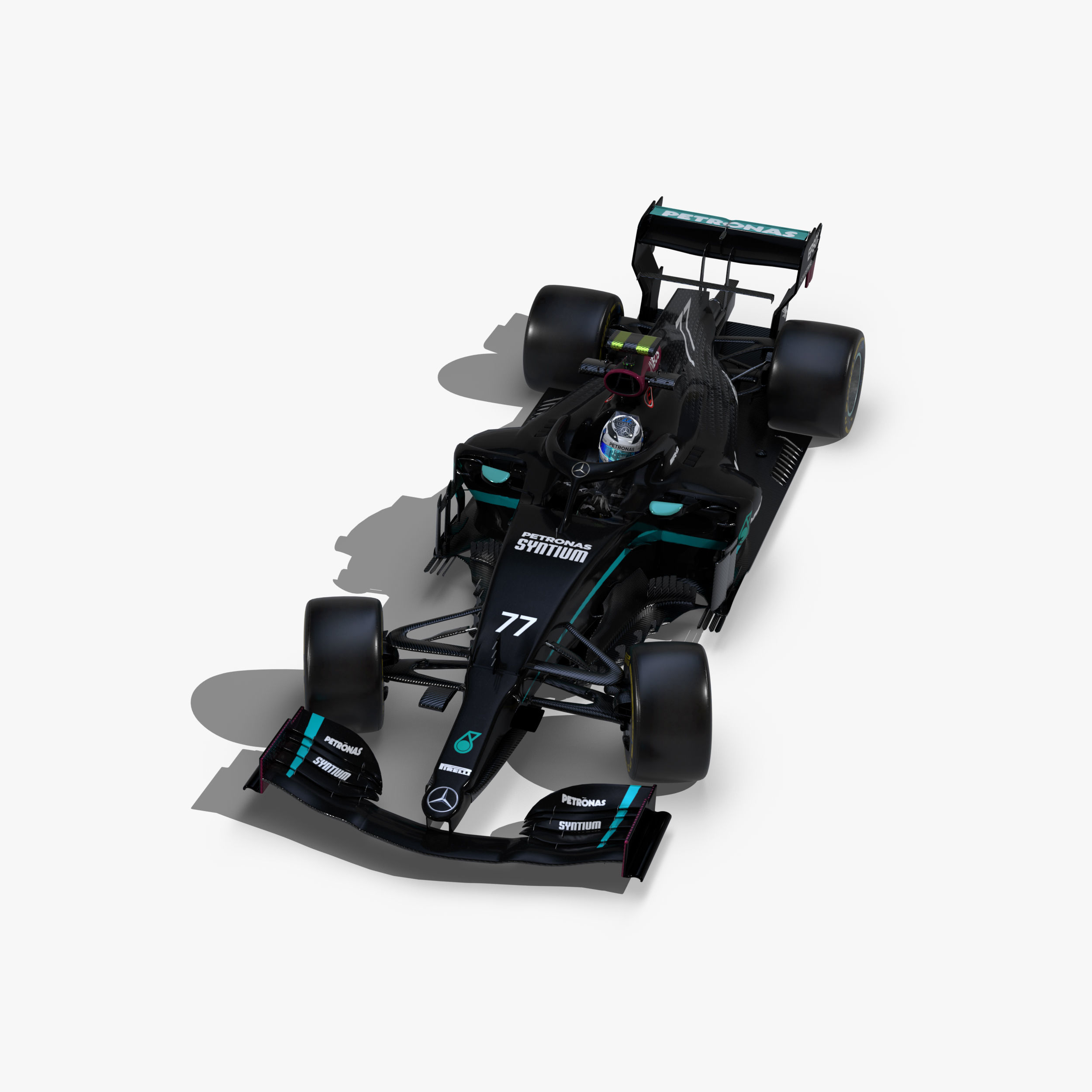 3D model Mercedes AMG F1 W11 EQ Power 2020 VR / AR / low-poly | CGTrader