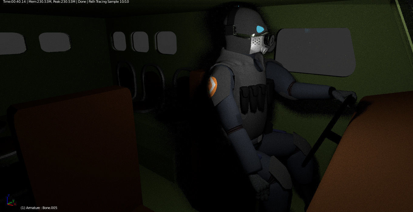 3D model Sci-fi heavy gunner soldier VR / AR / low-poly | CGTrader