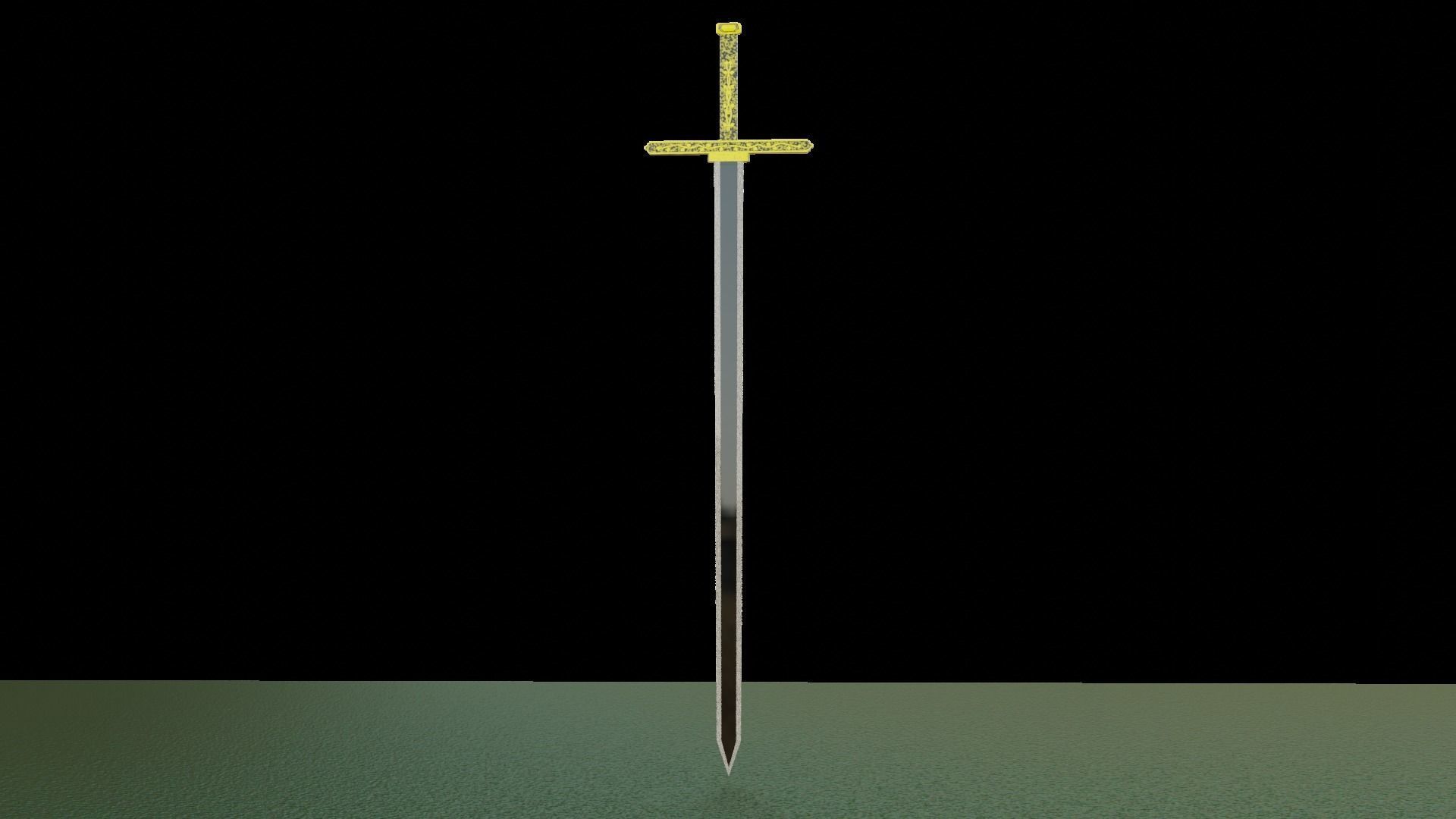 Long sword 3D model free 3D model | CGTrader
