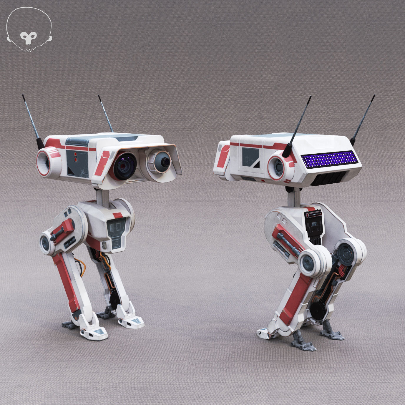 3D model BD-1 RIGGED Gamereadymodel With Animatoins VR / AR / low-poly ...