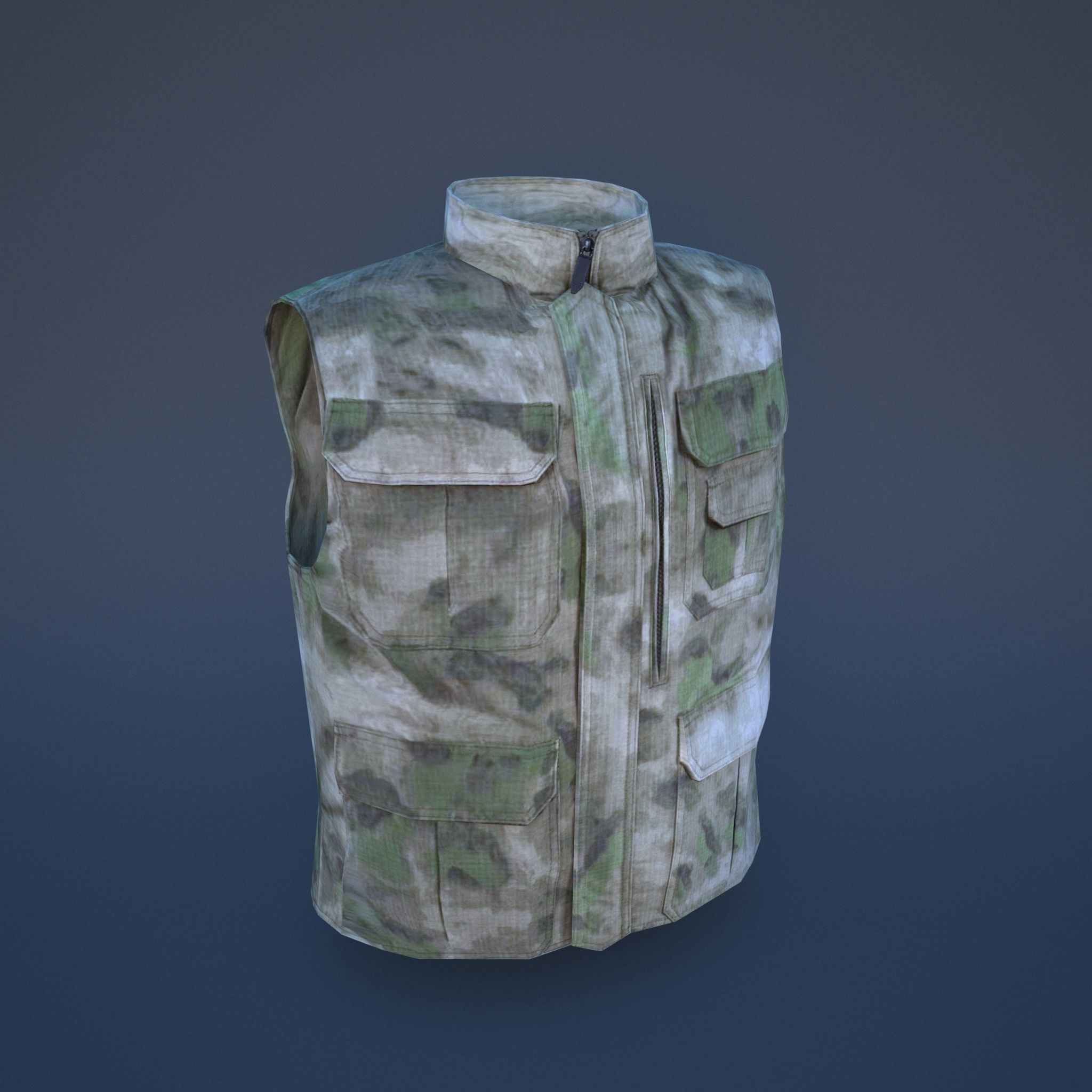 3D model military vest VR / AR / low-poly | CGTrader
