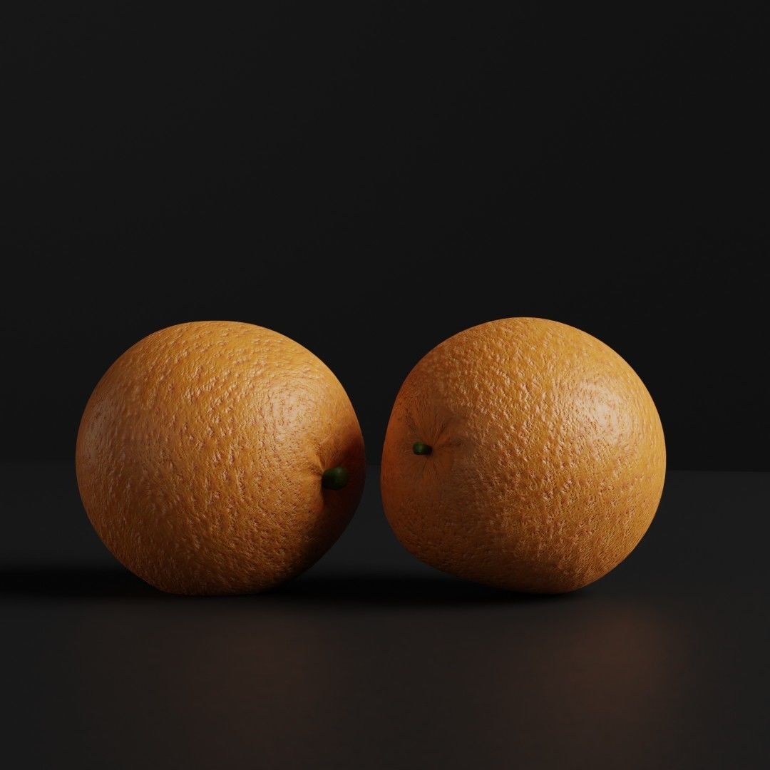 Orange 3d model two oranges 3D model | CGTrader