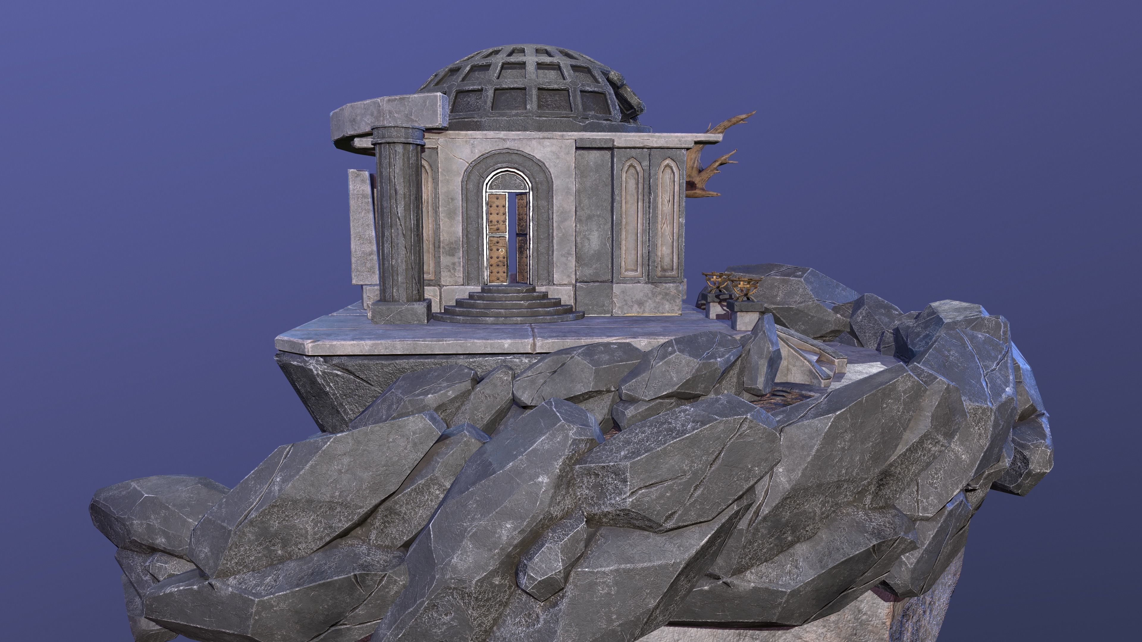 Ancient Ruins free VR / AR / low-poly 3D model | CGTrader