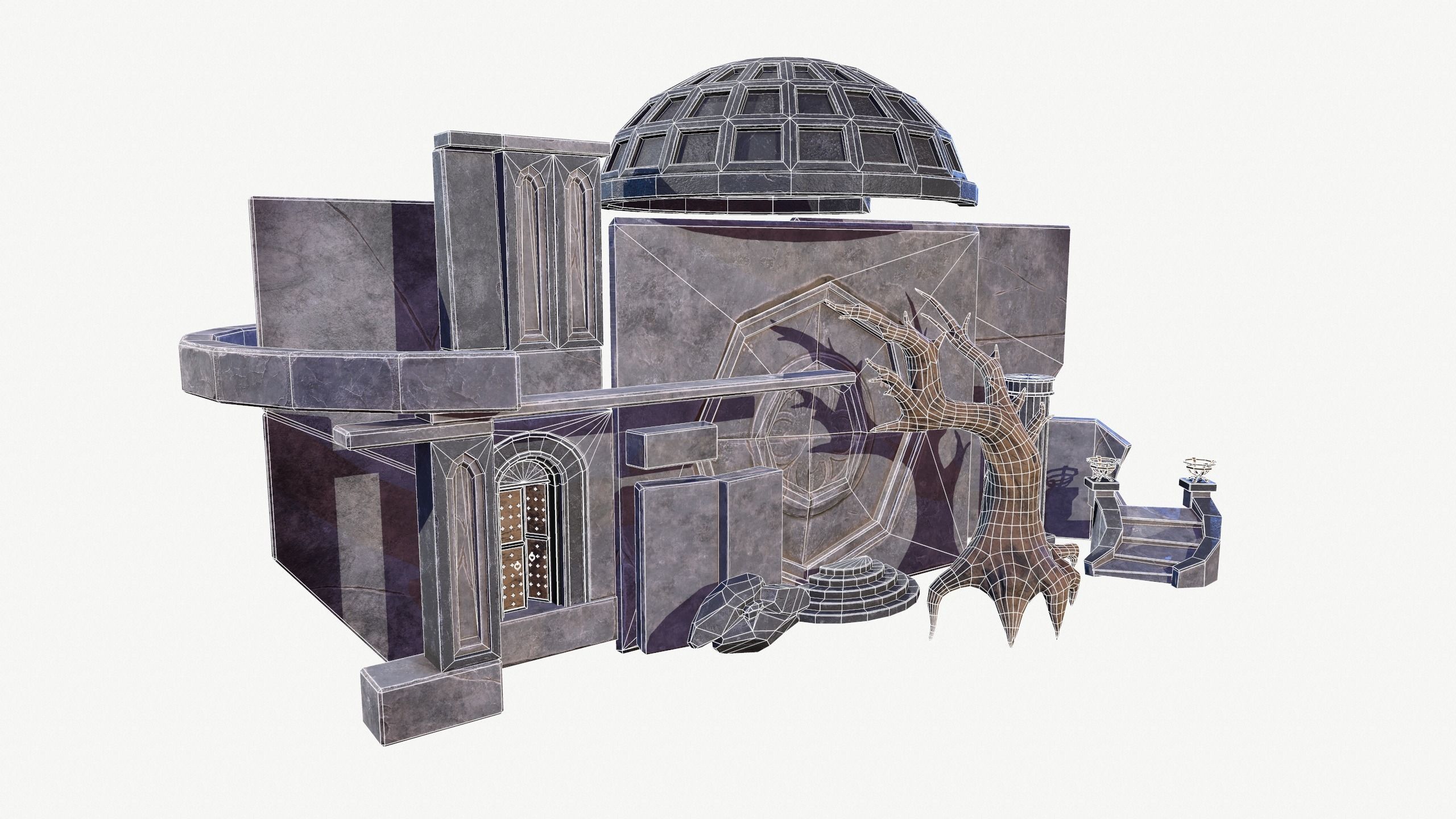 Ancient Ruins free VR / AR / low-poly 3D model | CGTrader