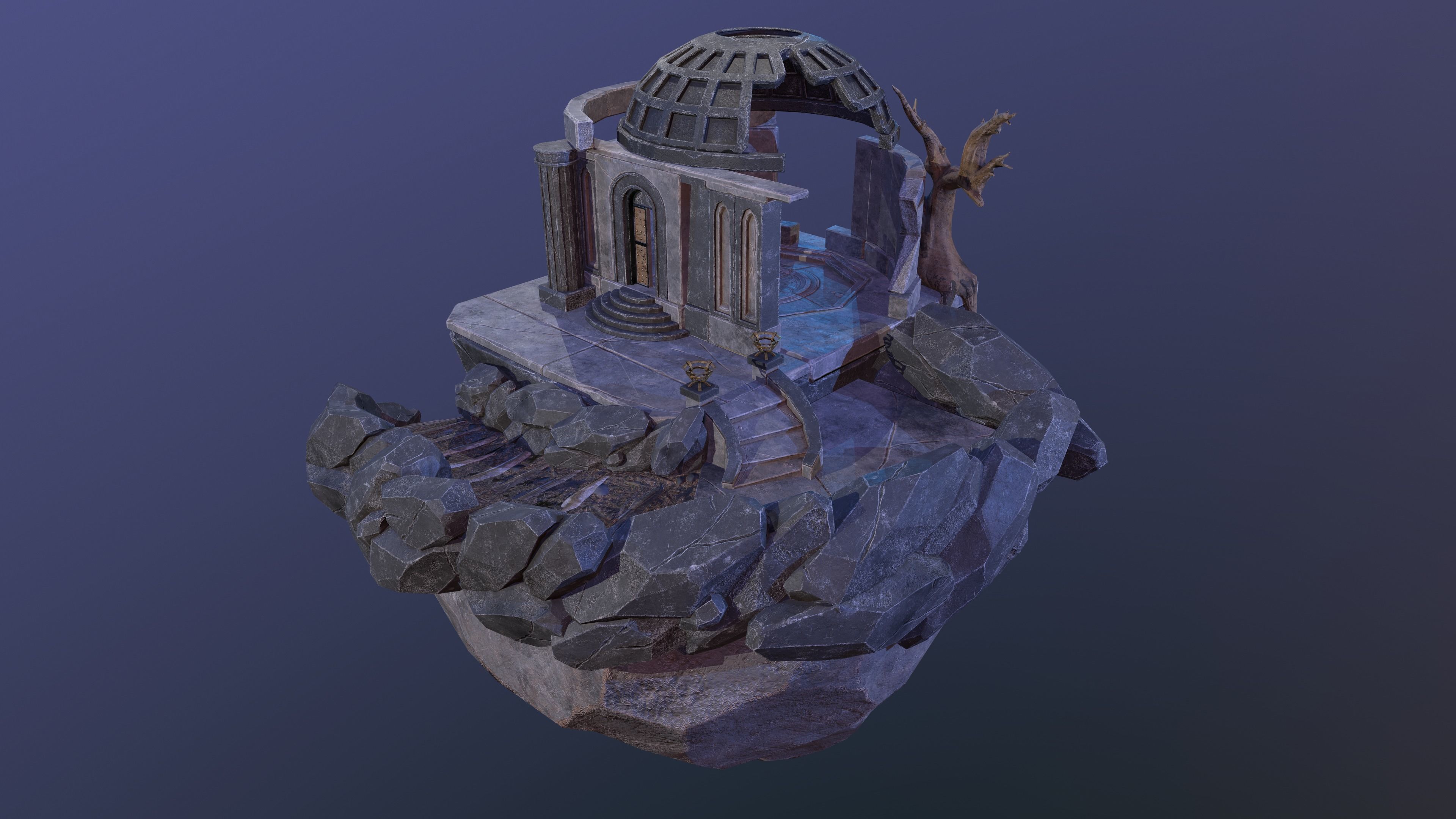 Ancient Ruins free VR / AR / low-poly 3D model | CGTrader