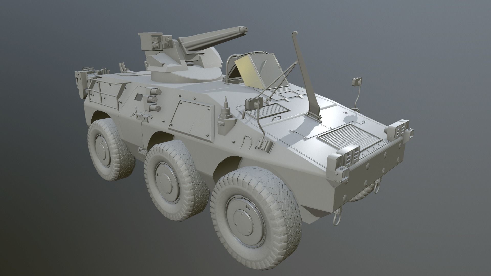 Puma 6x6 PBR 3D model | CGTrader