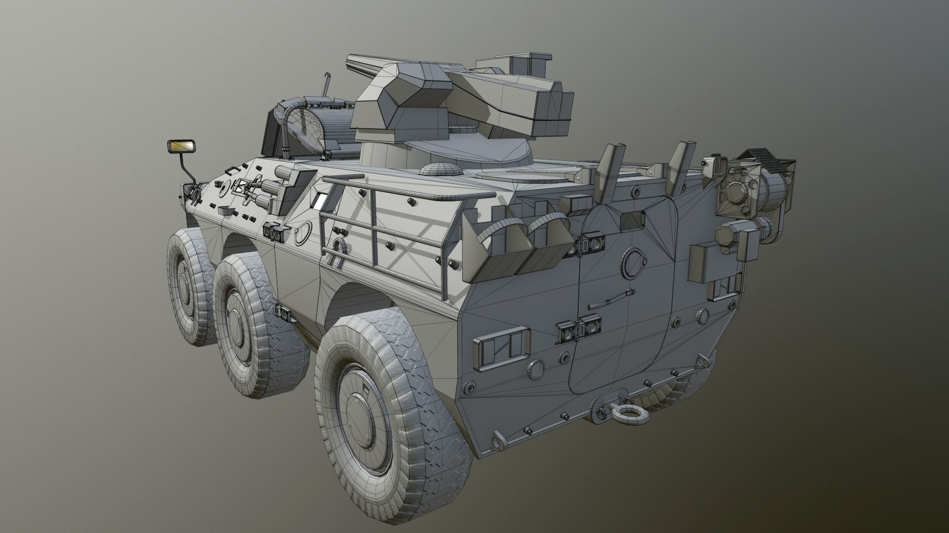 Puma 6x6 PBR 3D model | CGTrader
