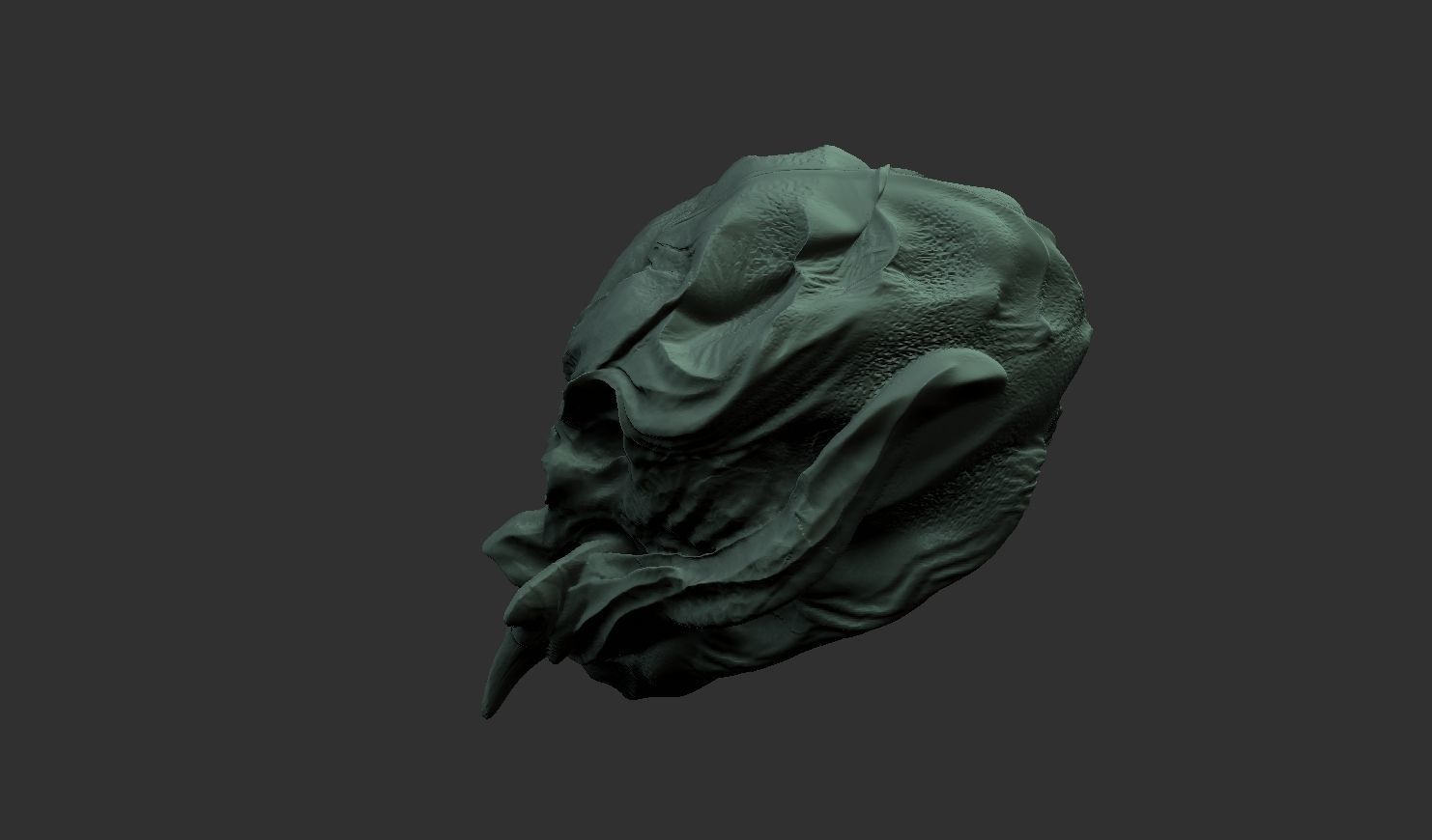 alien skull scifi planet 3D model | CGTrader