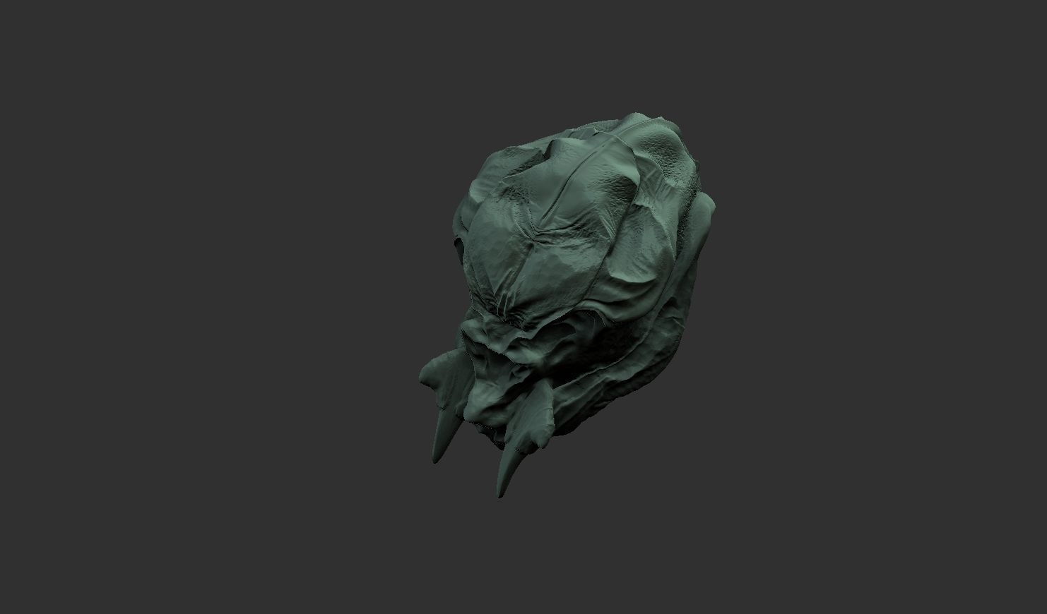 alien skull scifi planet 3D model | CGTrader