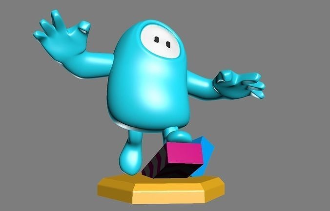 FallGuys Default body 3D model 3D printable | CGTrader