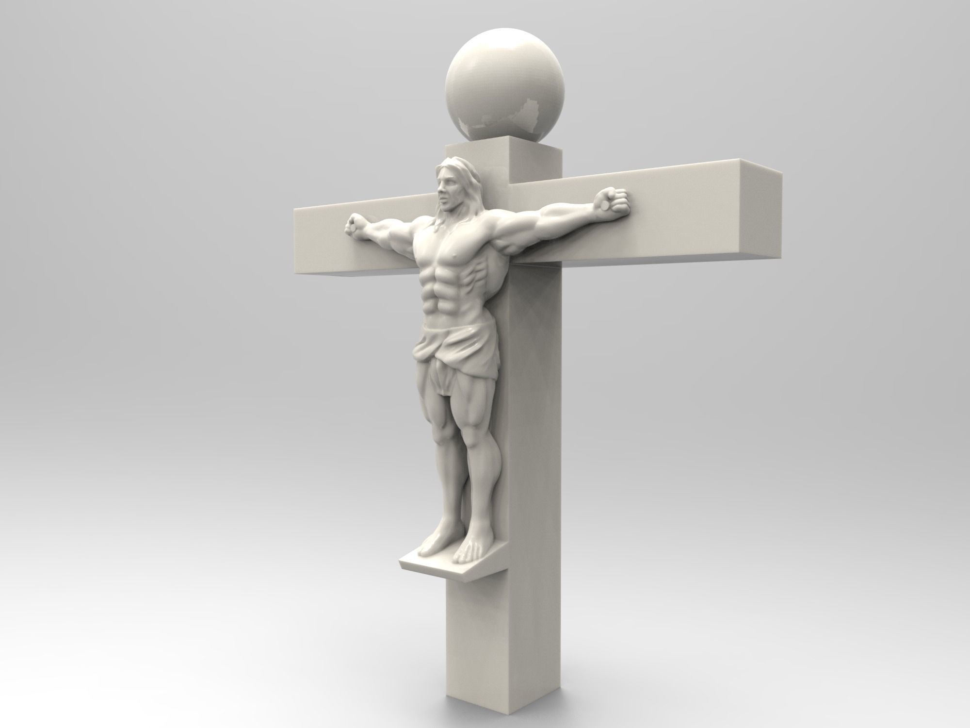 Korean Jesus Statue 3D model 3D printable | CGTrader