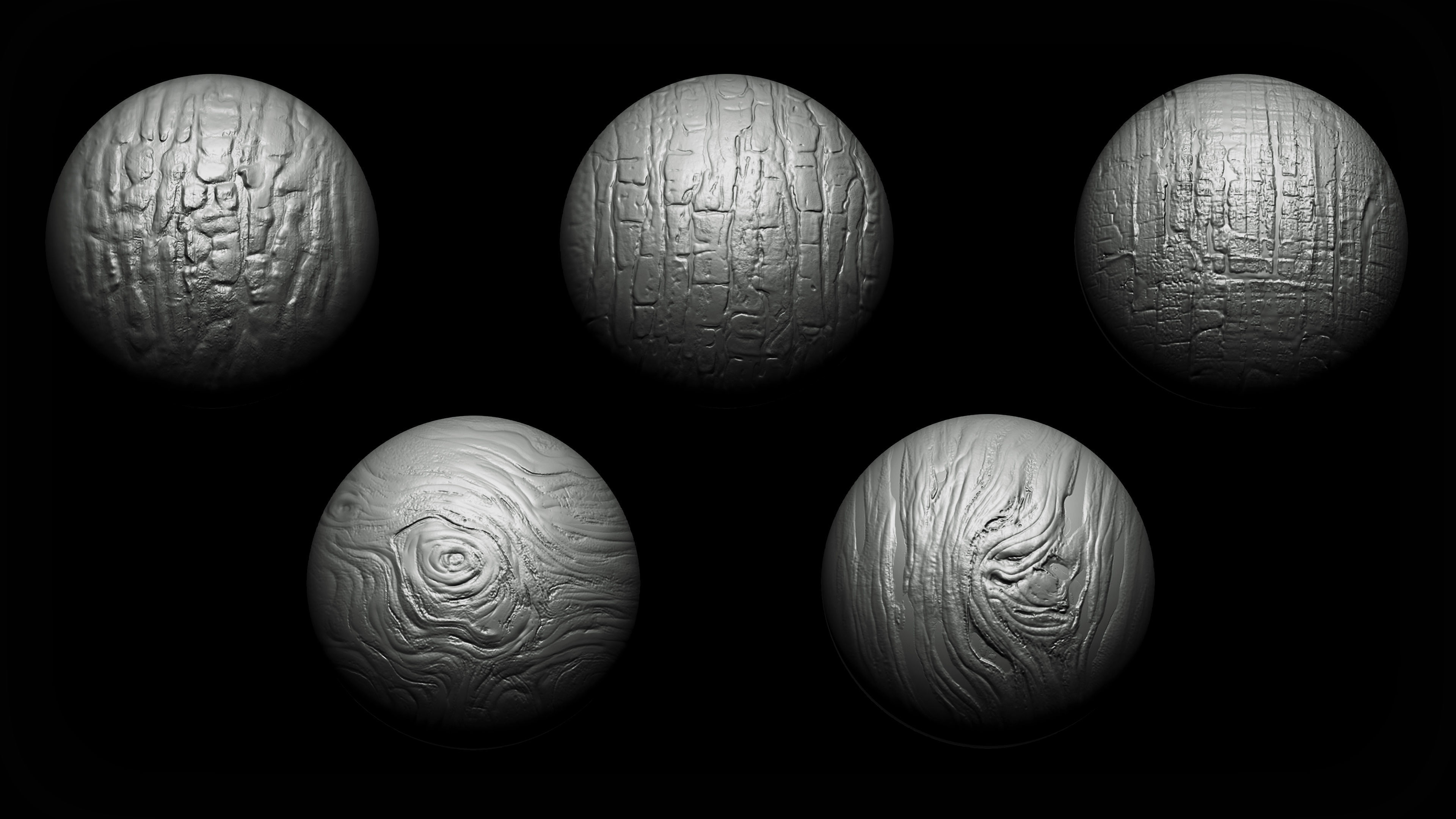 Zbrush - Wood Details VDM Brush Texture | CGTrader