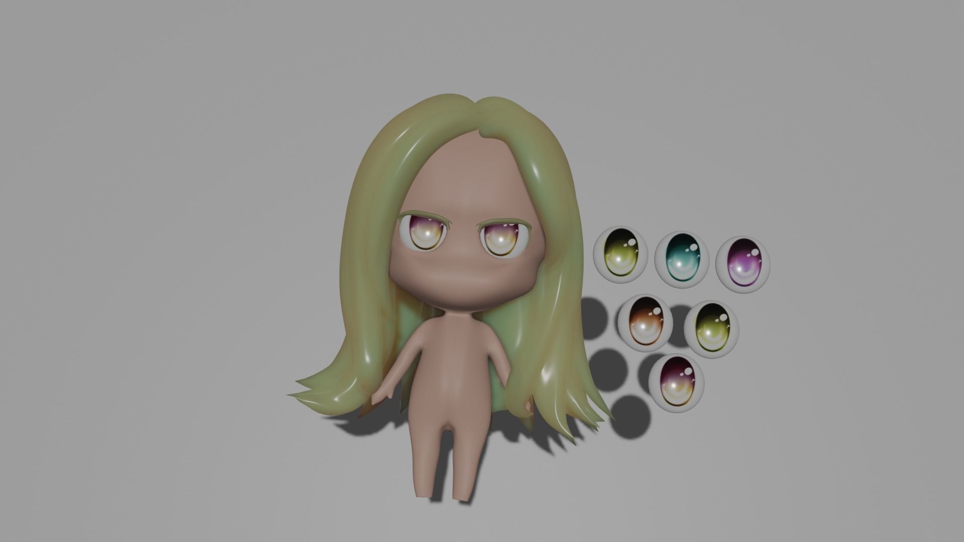 3D model 3D Chibi Character Model VR / AR / low-poly | CGTrader