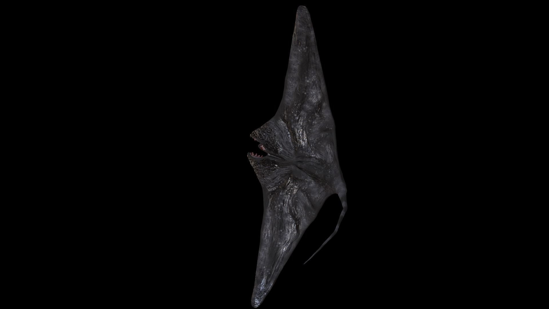 3D model Flesh Eater - Flying Stingray Monster VR / AR / low-poly | CGTrader