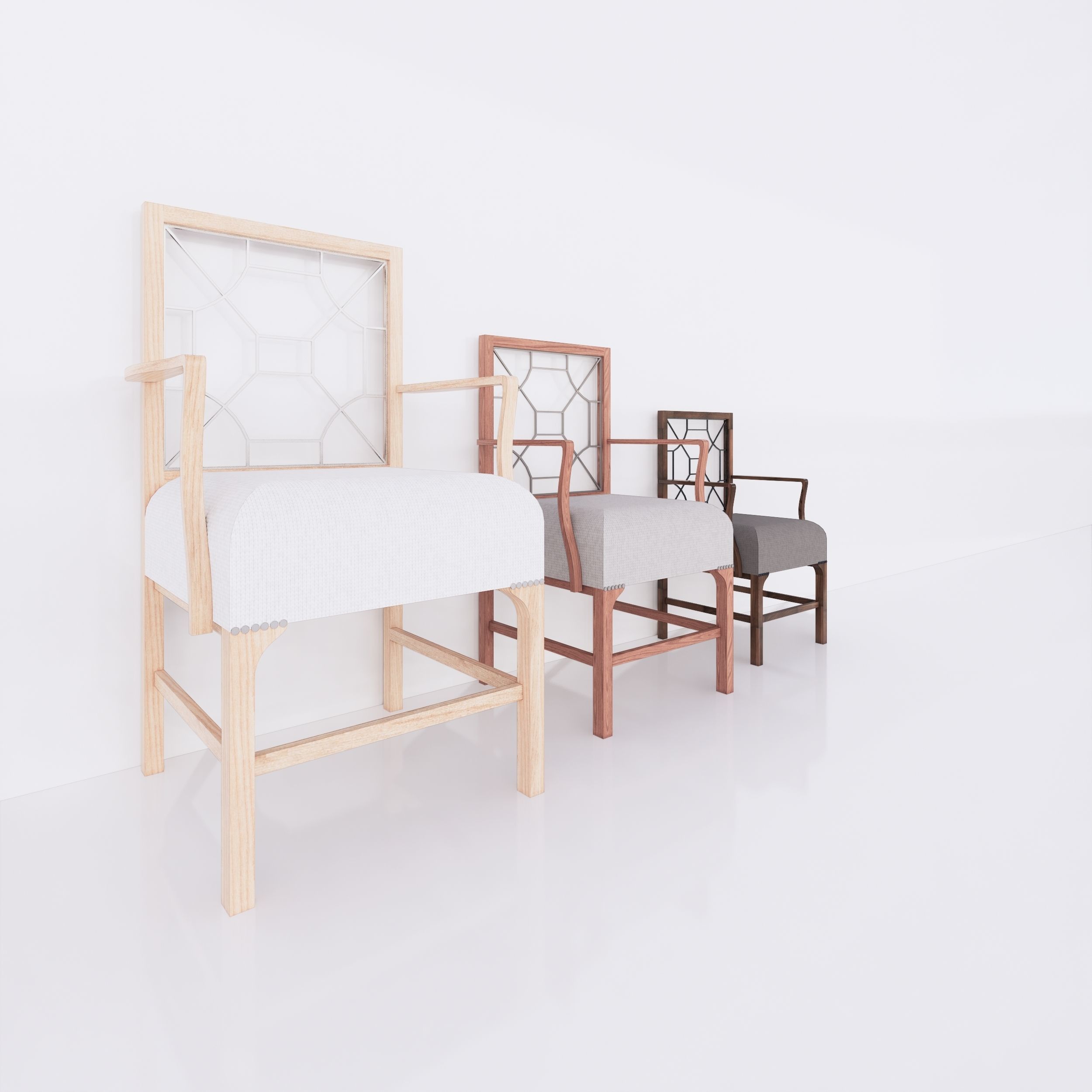 Revit Family - Full scalable chair free VR / AR / low-poly 3D model ...