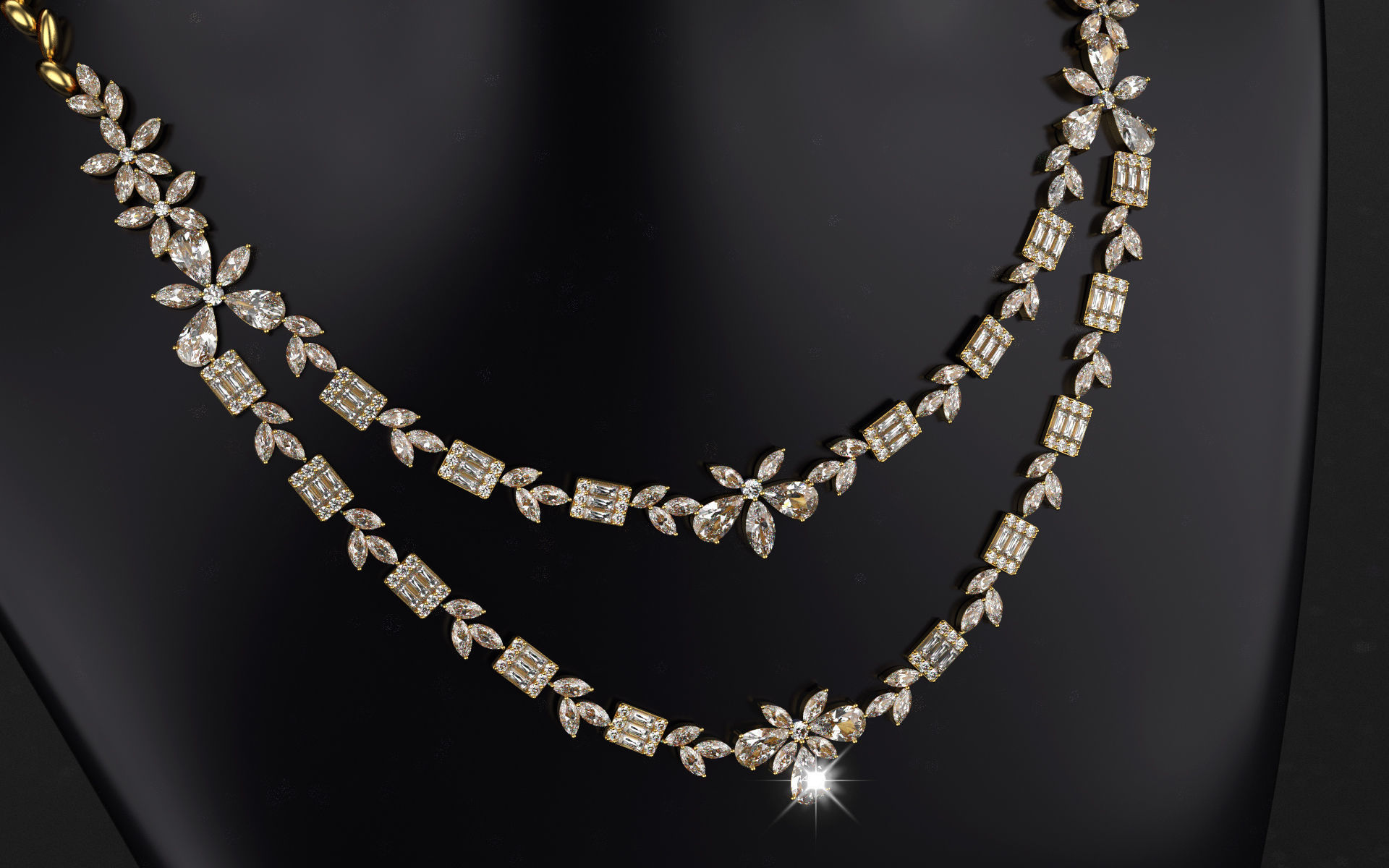 Jwellery Design 3D model | CGTrader