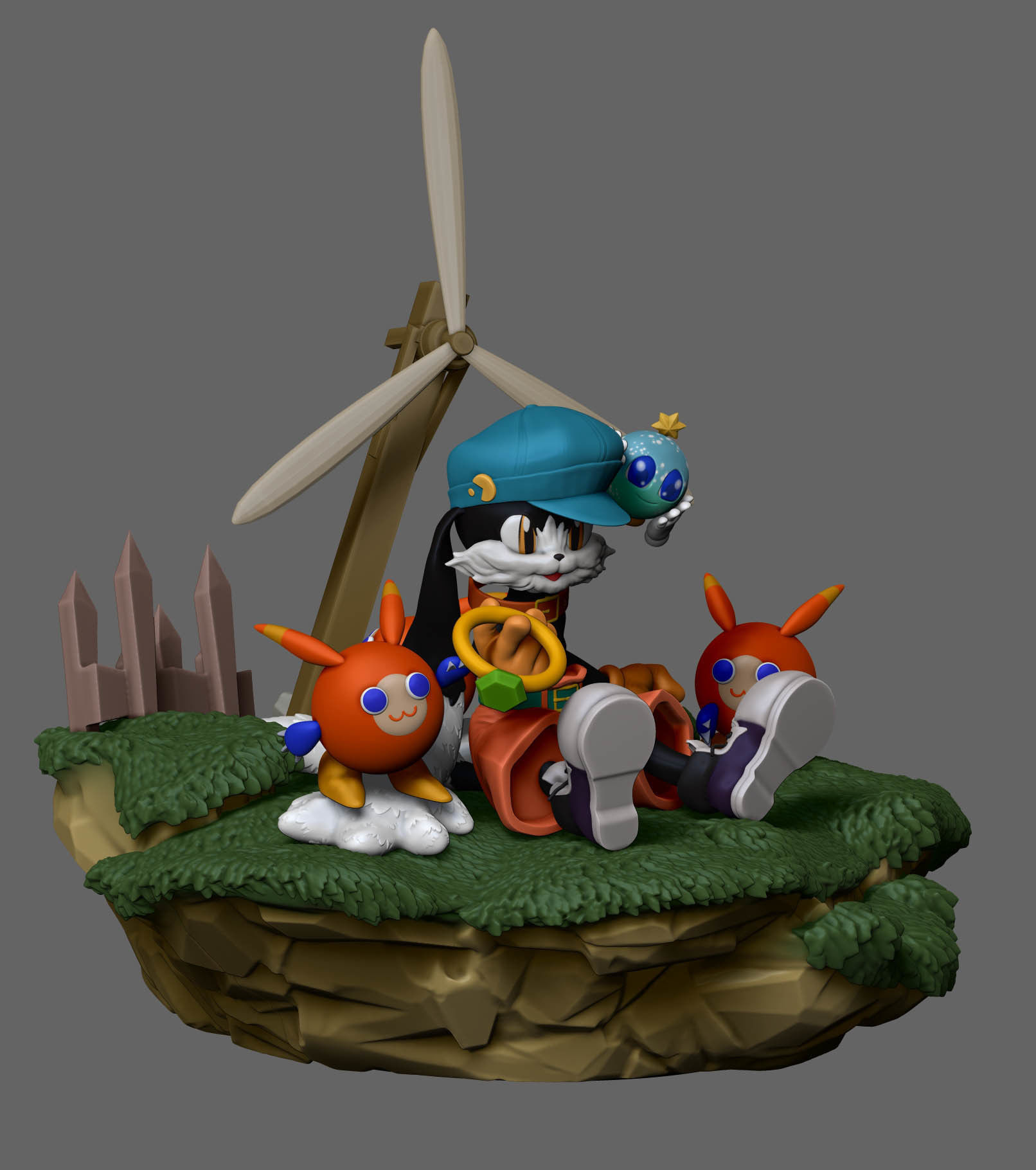 klonoa door to phantomvile 3D model 3D printable | CGTrader