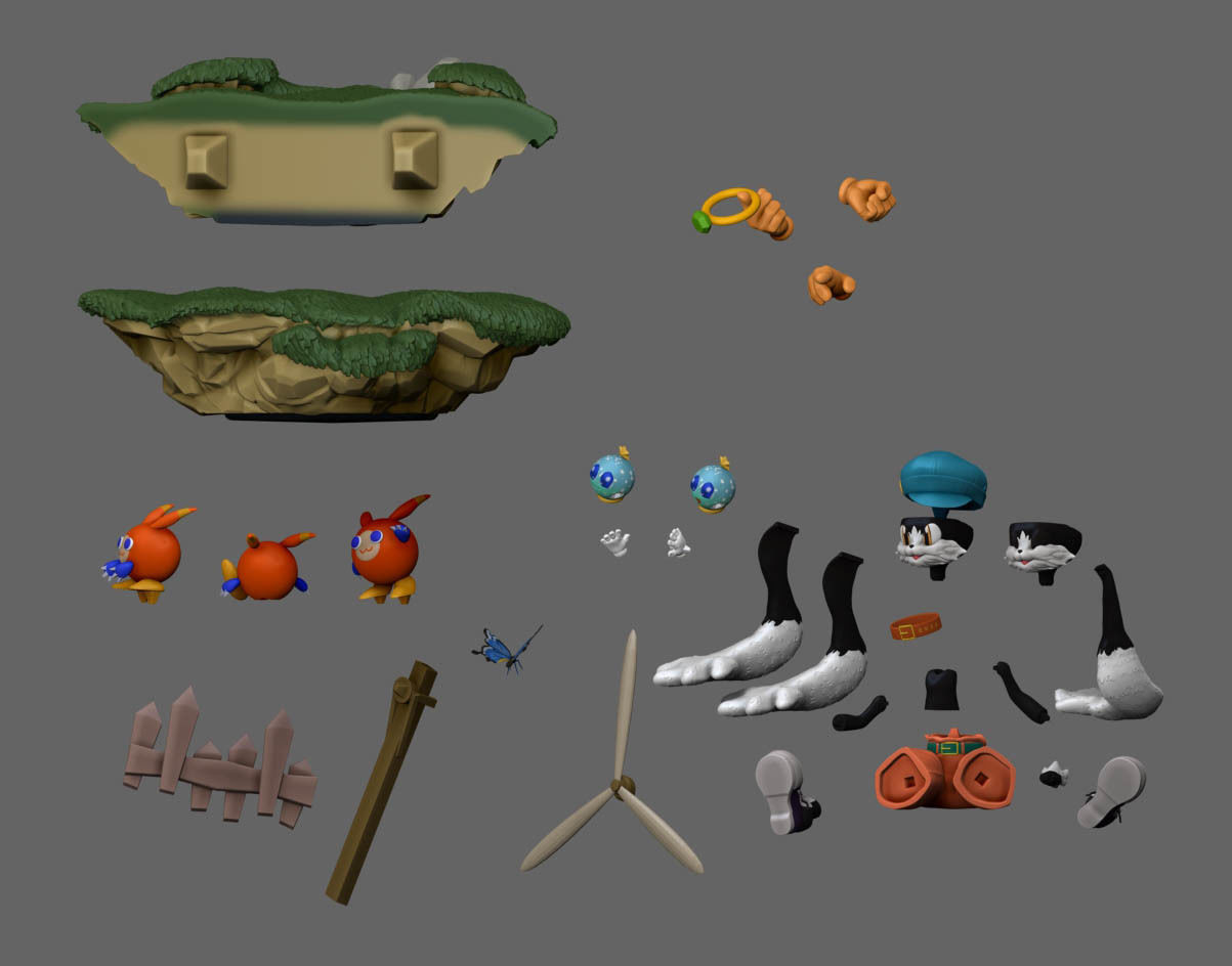 klonoa door to phantomvile 3D model 3D printable | CGTrader