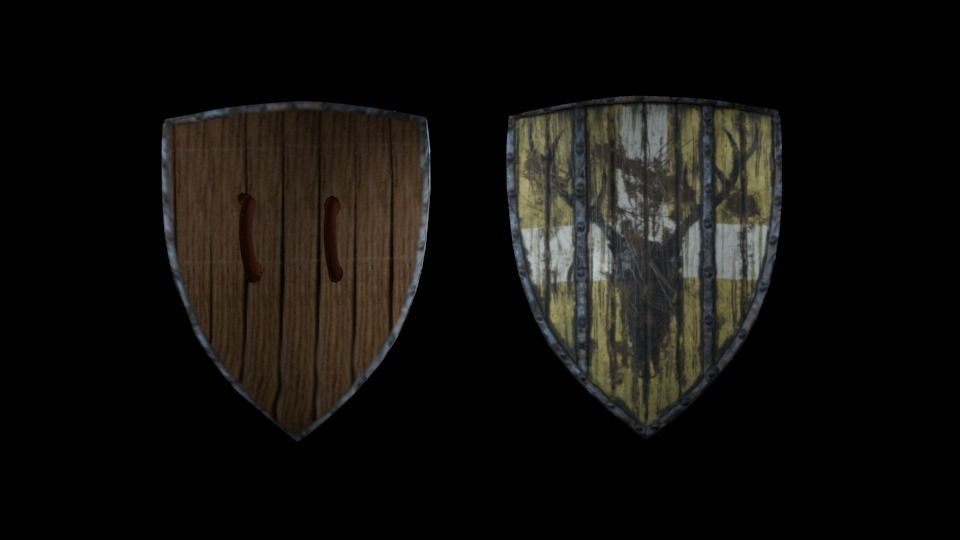 shield for honor free 3D model | CGTrader
