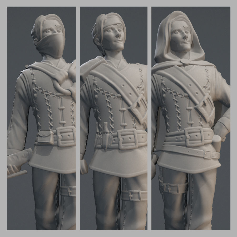 Eugene Miniature - 3D Print files 3D model 3D printable | CGTrader
