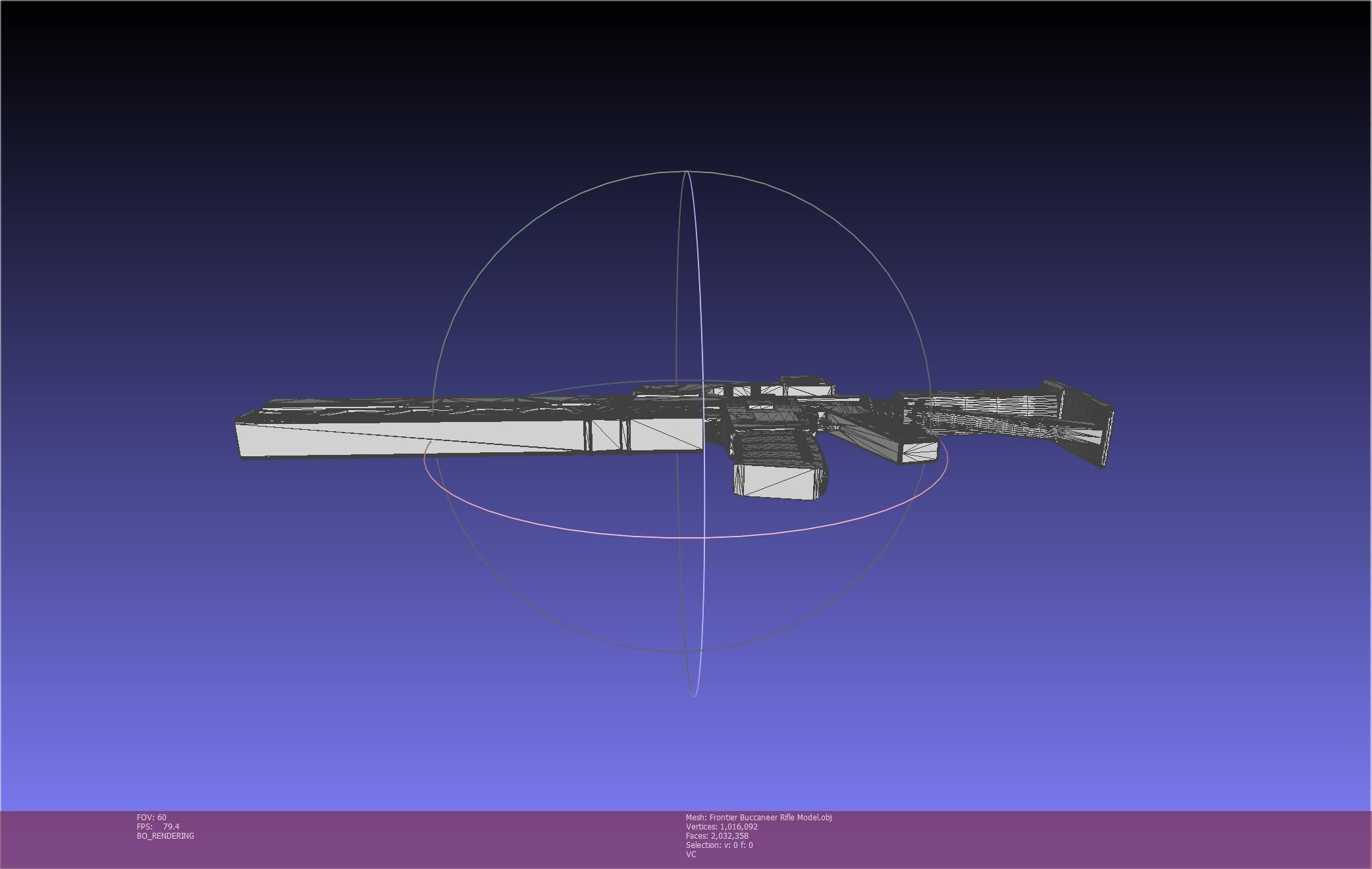 Frontier Buccaneer Rifle Basic Model 3D model | CGTrader