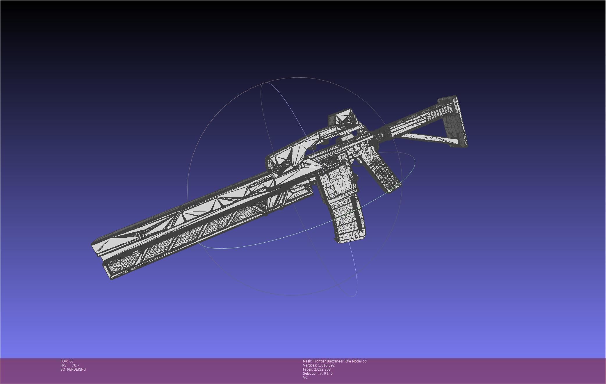 Frontier Buccaneer Rifle Basic Model 3D model | CGTrader