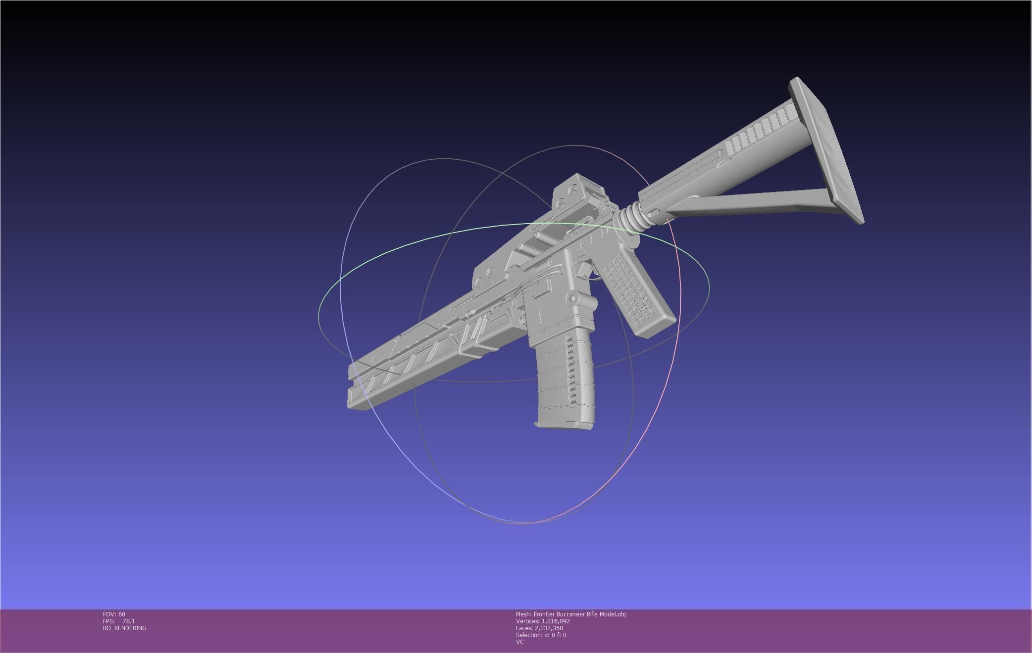 Frontier Buccaneer Rifle Basic Model 3D model | CGTrader