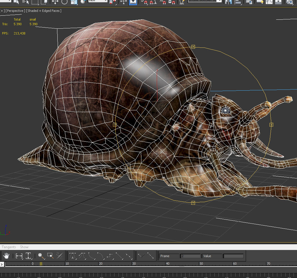 Snail 3D Model Game ready .max .obj - CGTrader.com