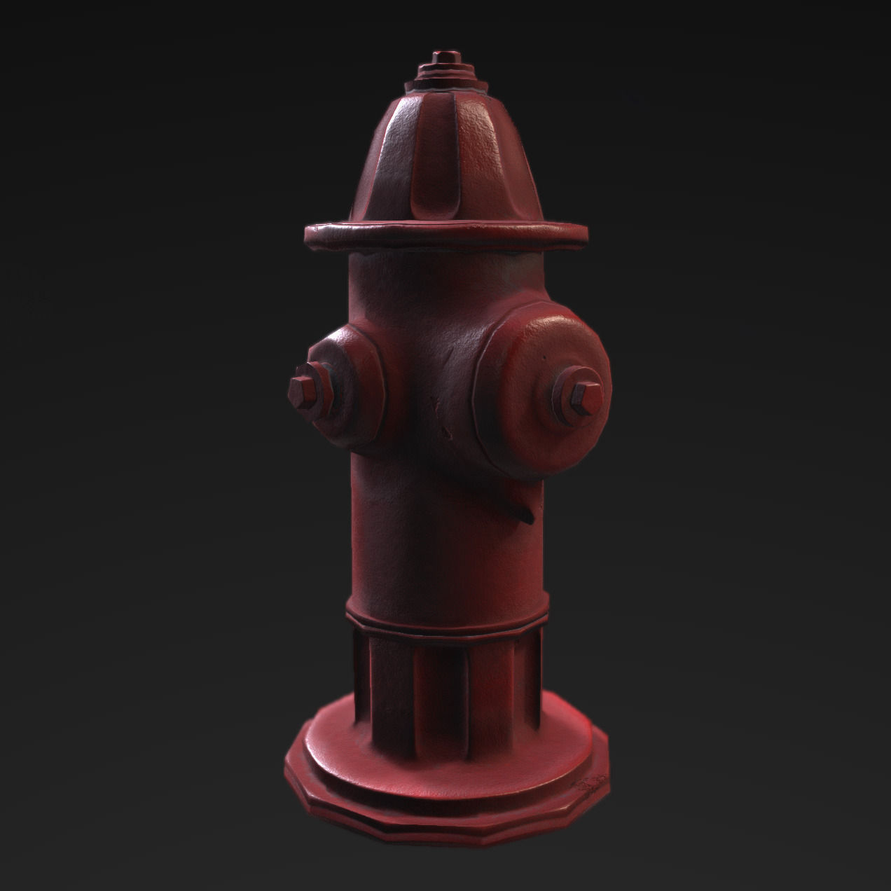 3D model Hydrant - PBR Textures VR / AR / low-poly | CGTrader