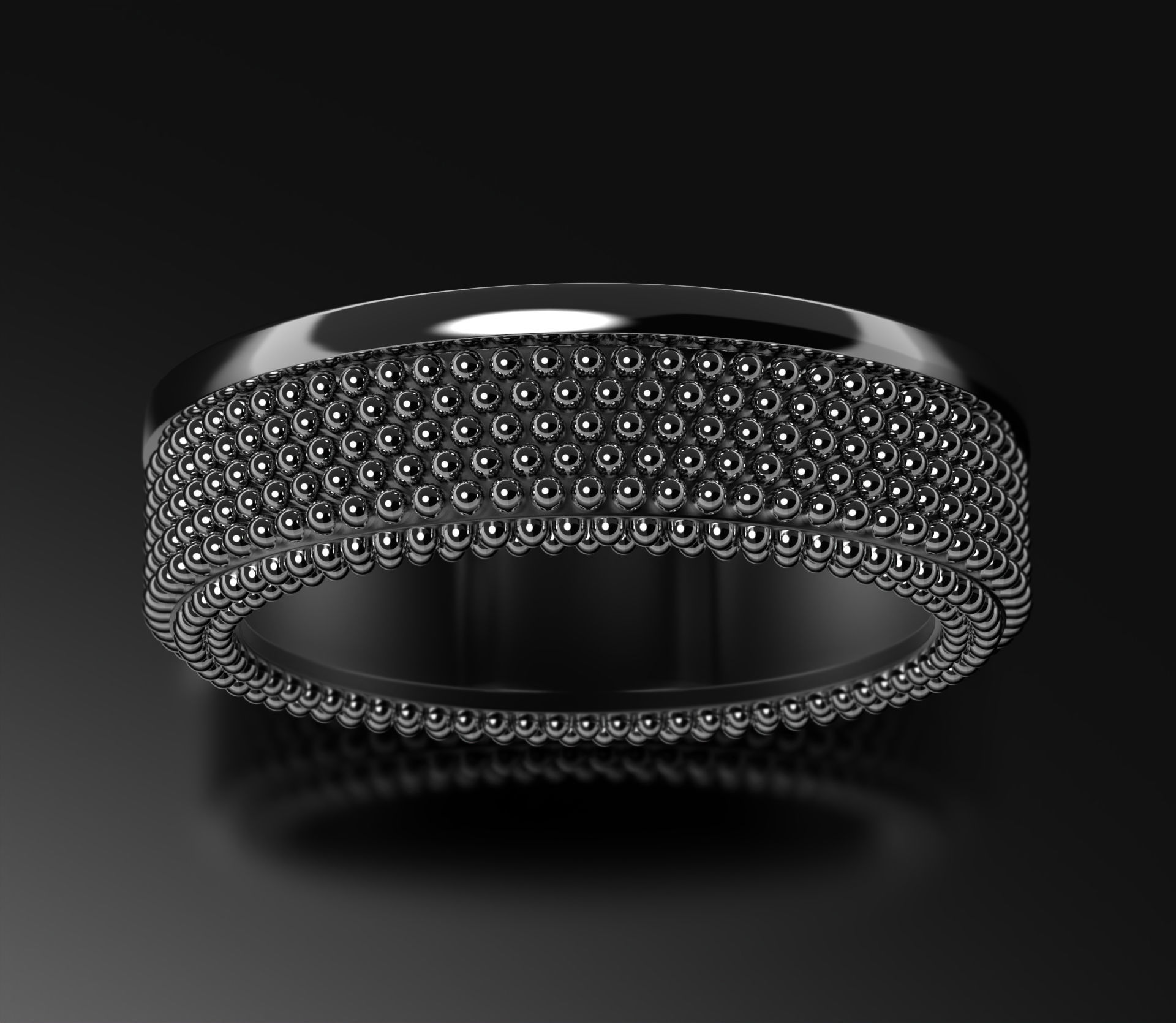 Ring of a thousand dots 3D model 3D printable | CGTrader