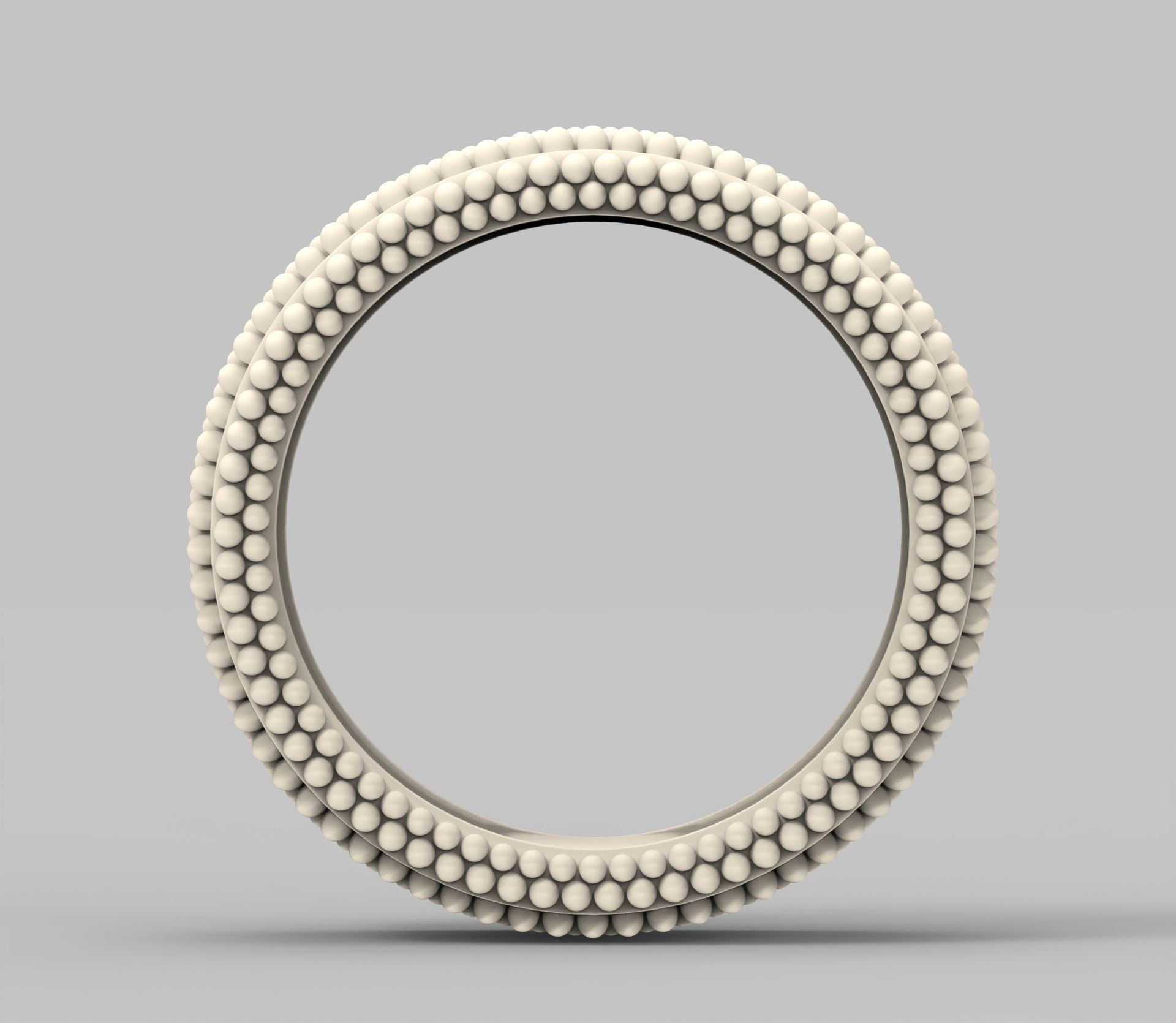 Ring of a thousand dots 3D model 3D printable | CGTrader