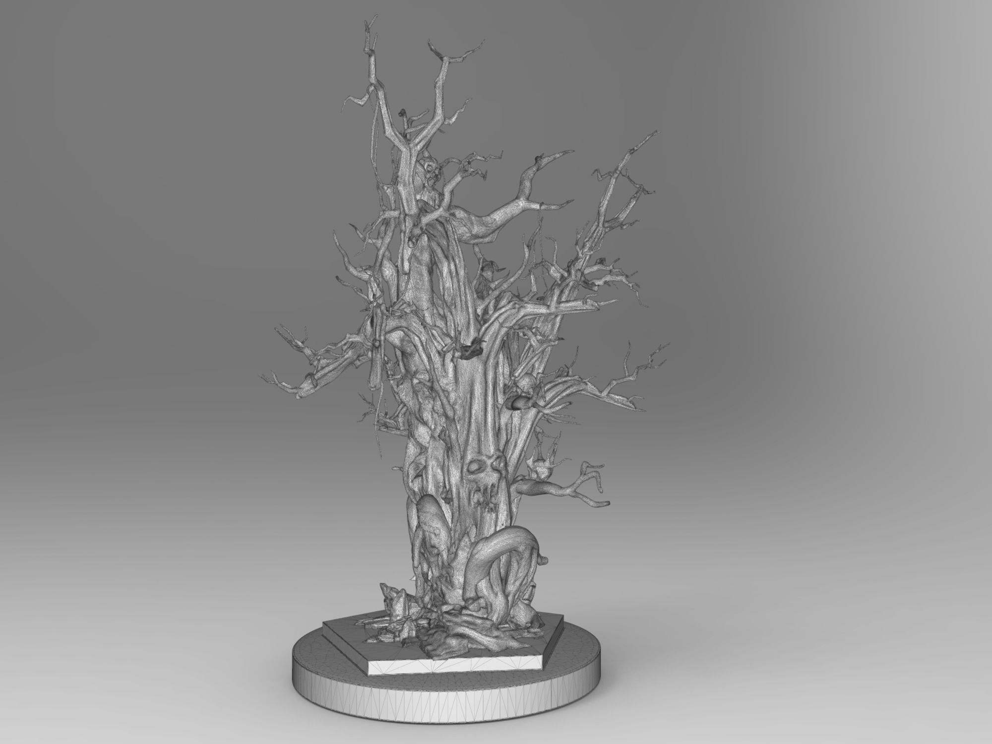 Haunted Tree 3D model 3D printable | CGTrader