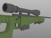 3D model Low Poly L96A1 Bolt Action Sniper VR / AR / low-poly | CGTrader