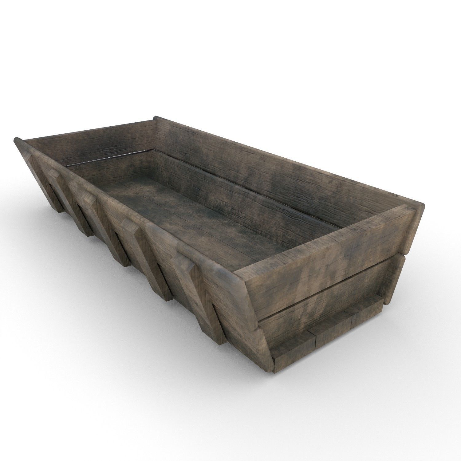 3D model Trough old - PBR VR / AR / low-poly rigged | CGTrader