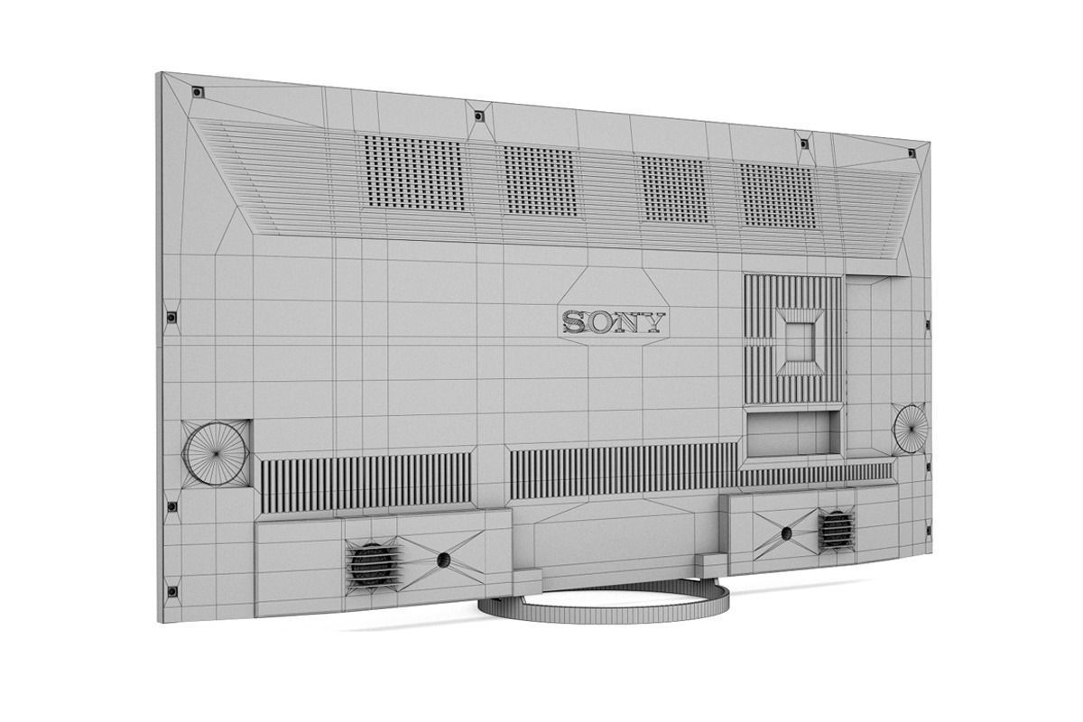 Sony XBR 4K Ultra HD TV 3D model | CGTrader
