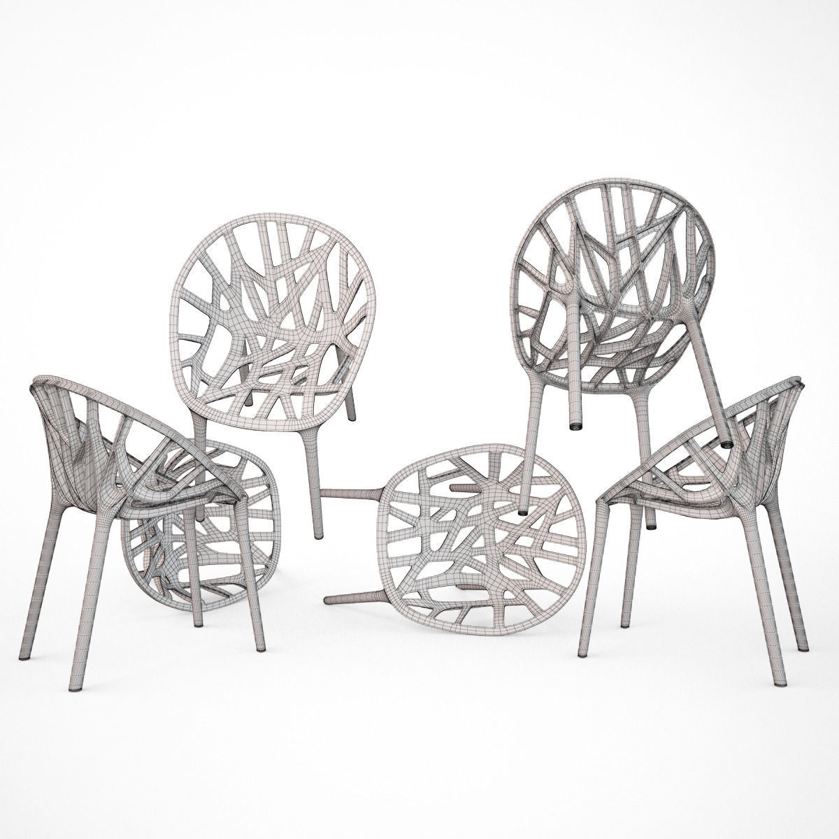 Vitra Vegetal Chair free 3D model | CGTrader