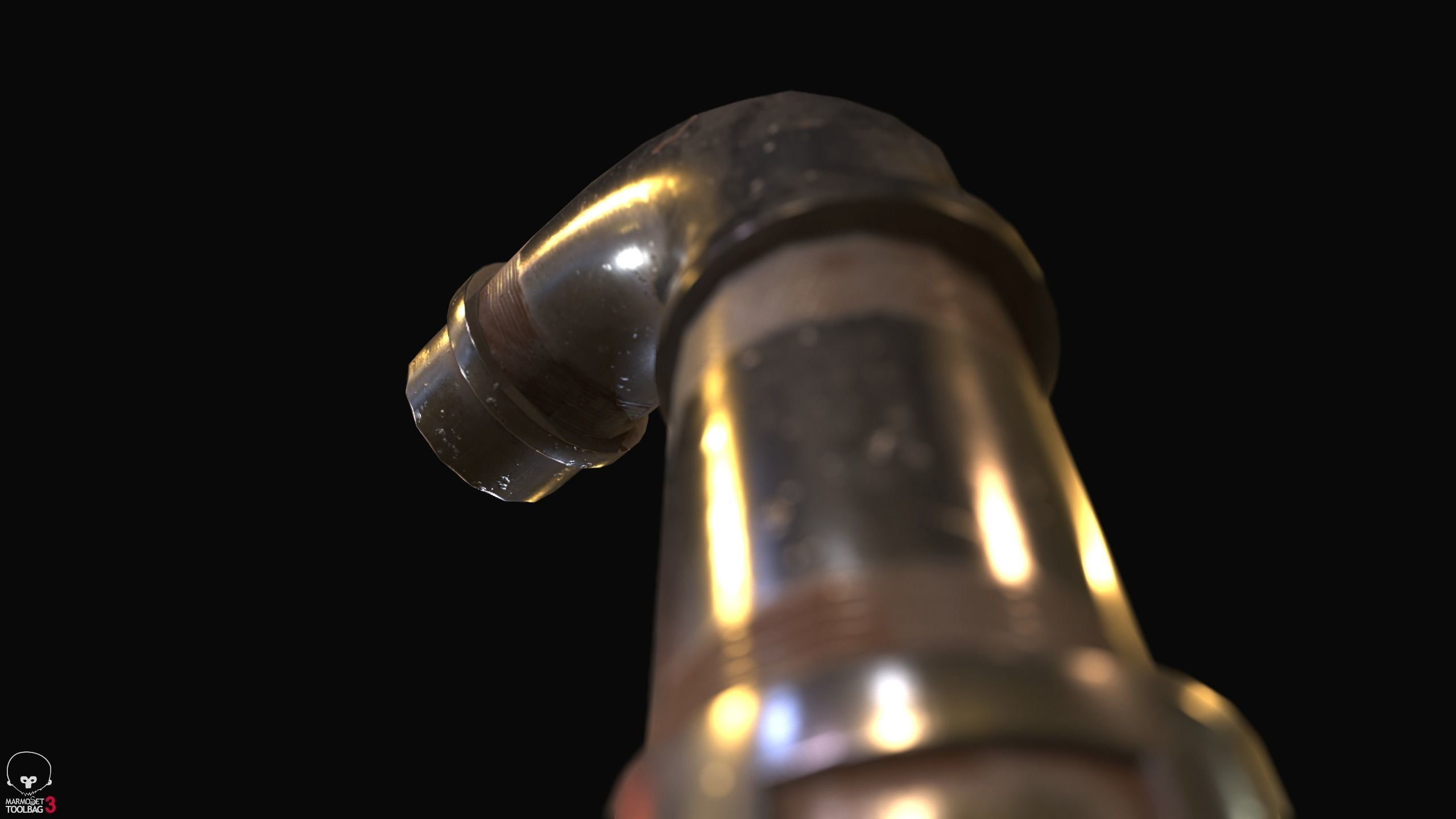 3D model Worn Steel Pipe Weapon VR / AR / low-poly | CGTrader