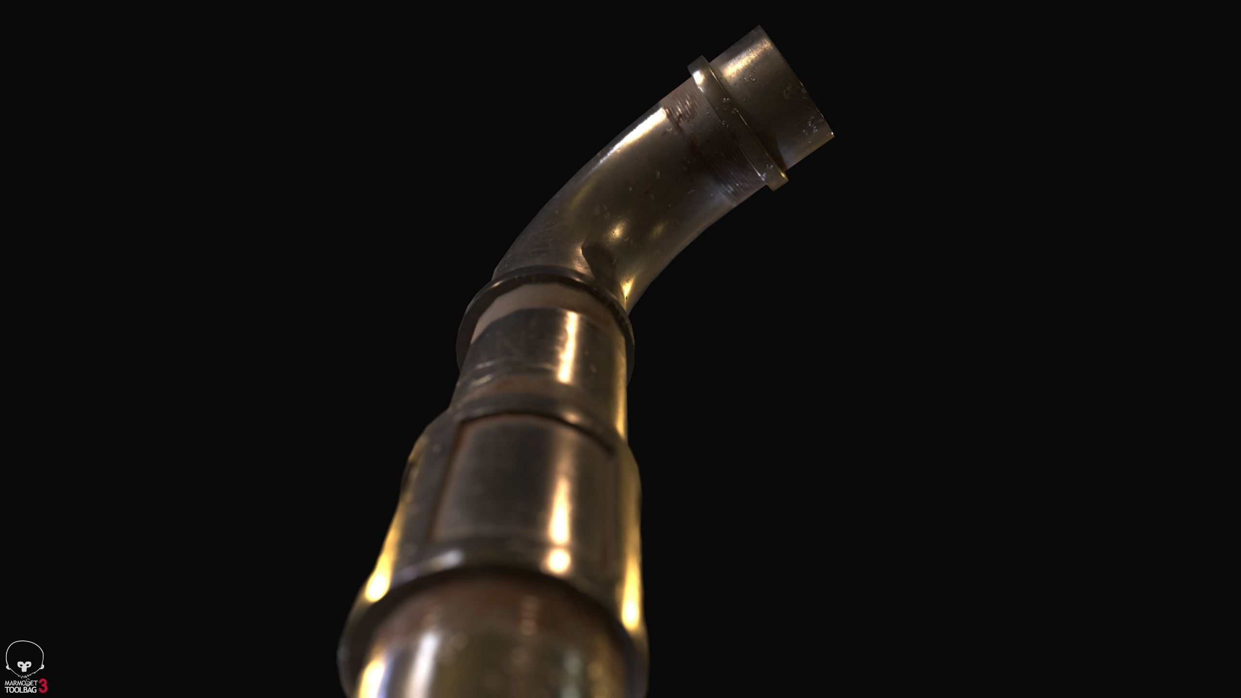 3D model Worn Steel Pipe Weapon VR / AR / low-poly | CGTrader