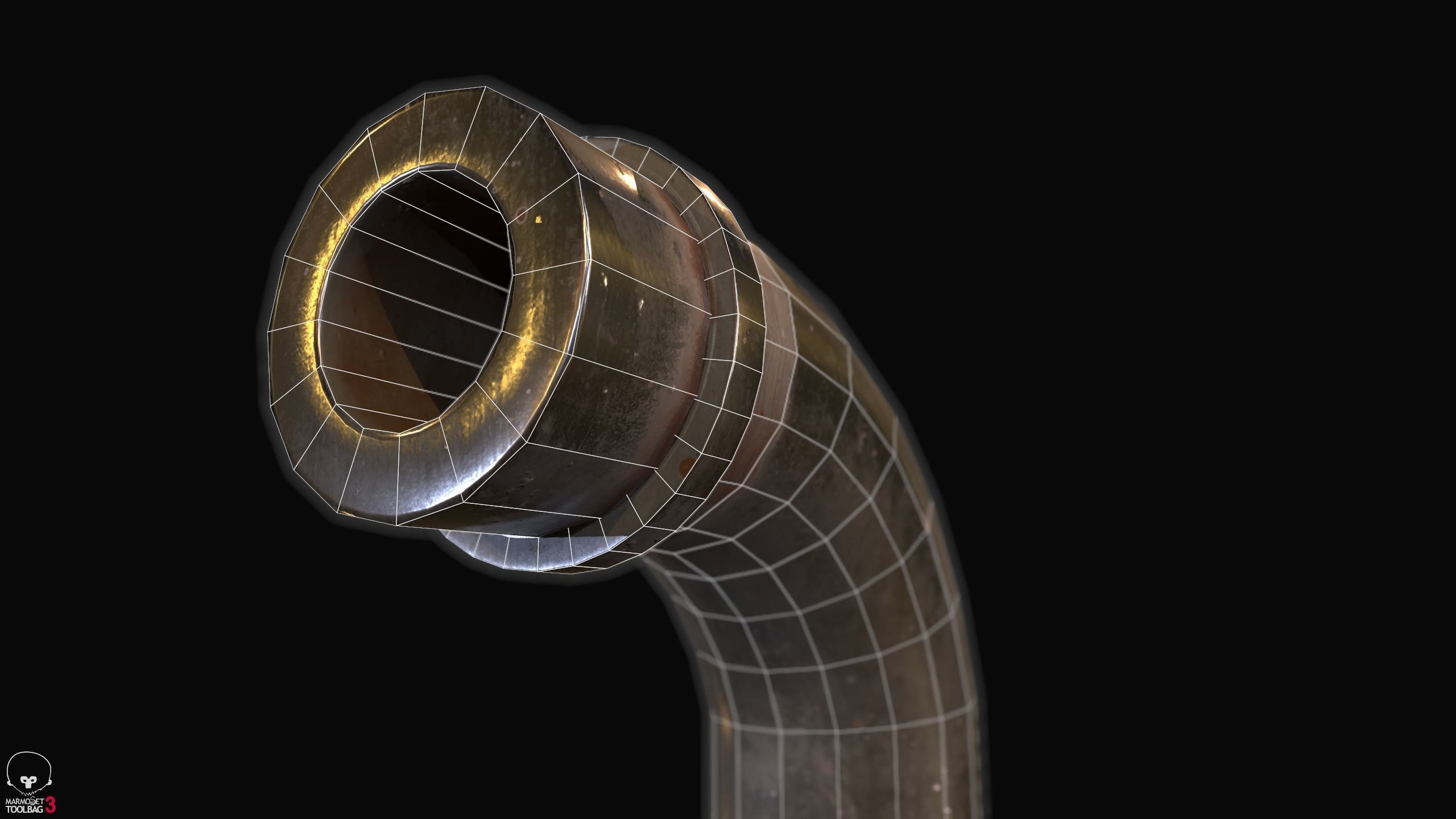 3D model Worn Steel Pipe Weapon VR / AR / low-poly | CGTrader