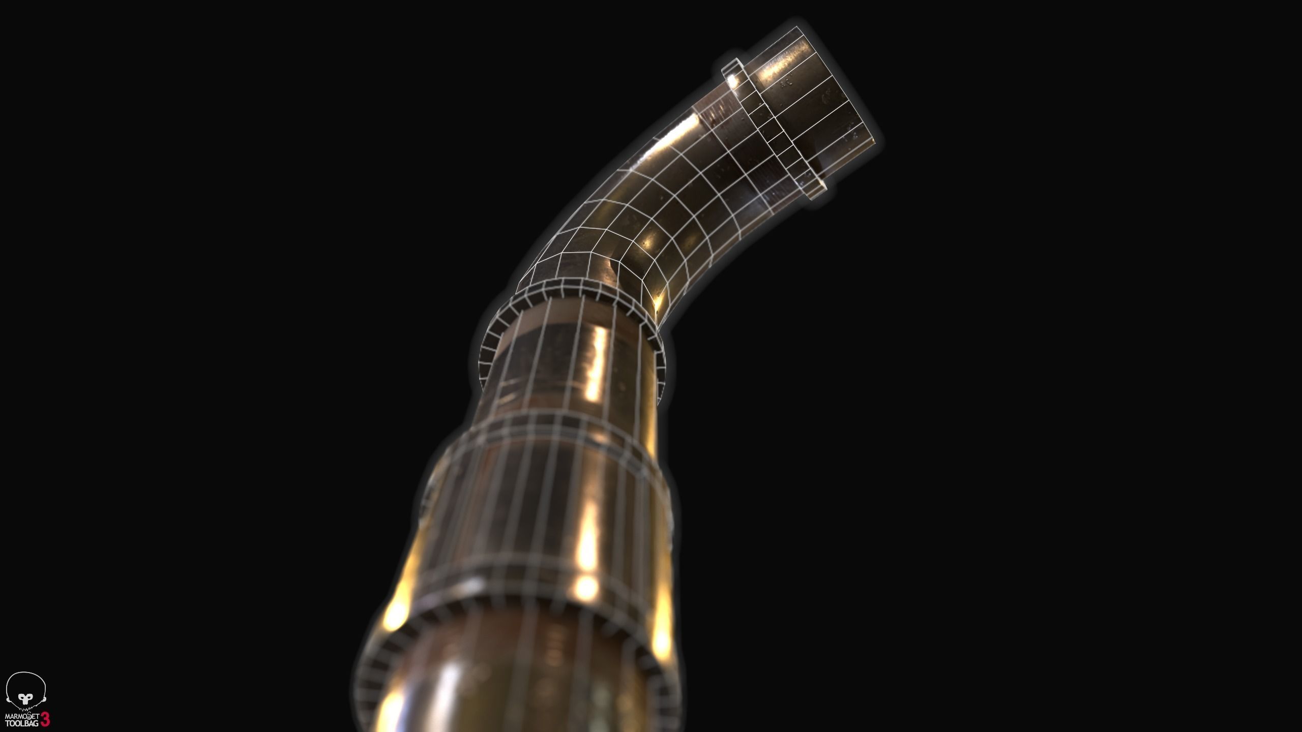 3D model Worn Steel Pipe Weapon VR / AR / low-poly | CGTrader