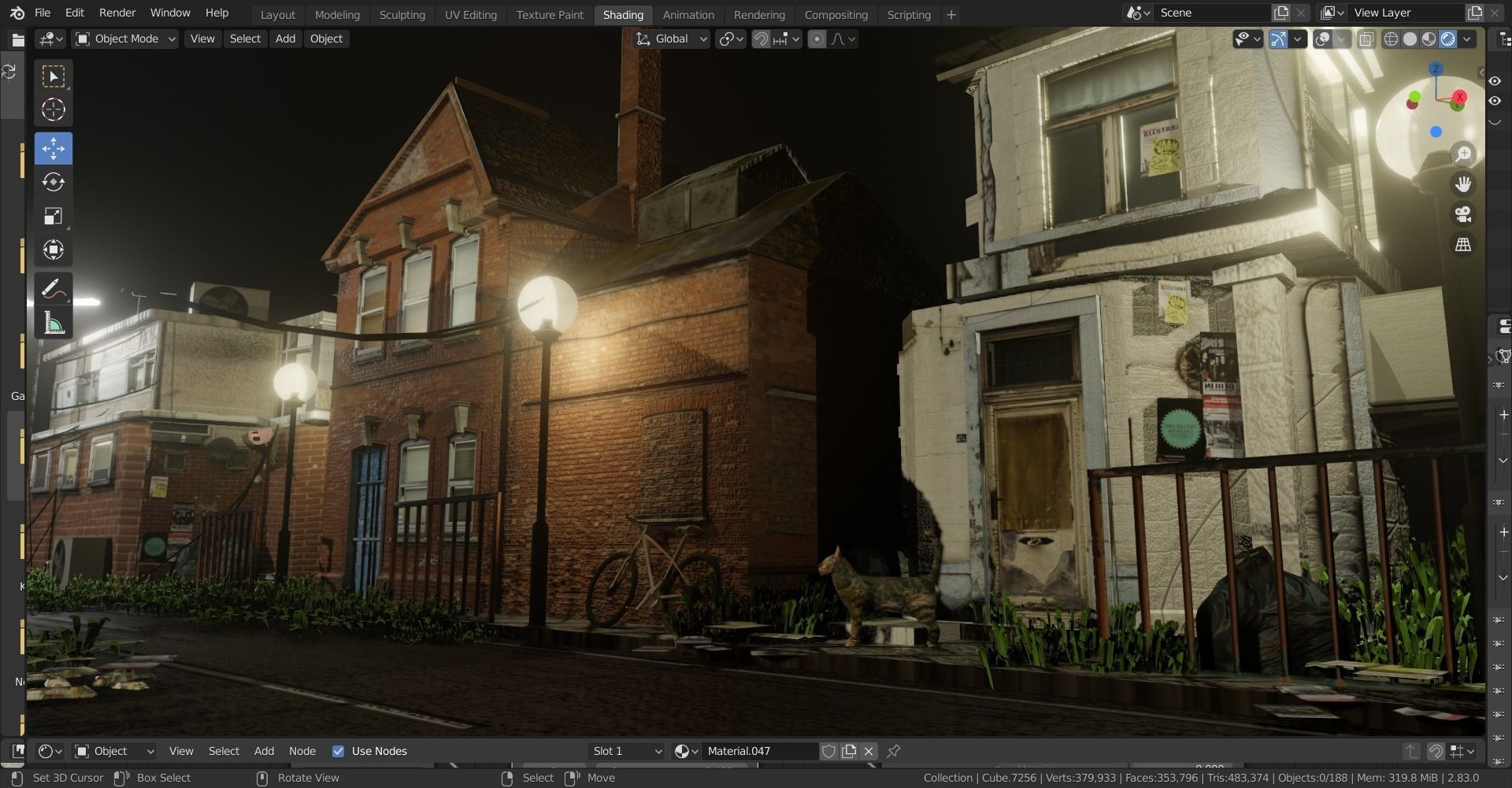 small town 3D model | CGTrader
