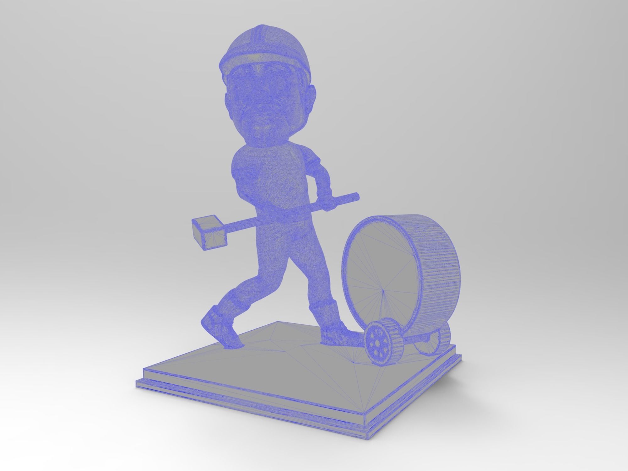 Purdue Pete Purdue University 3D model 3D printable | CGTrader