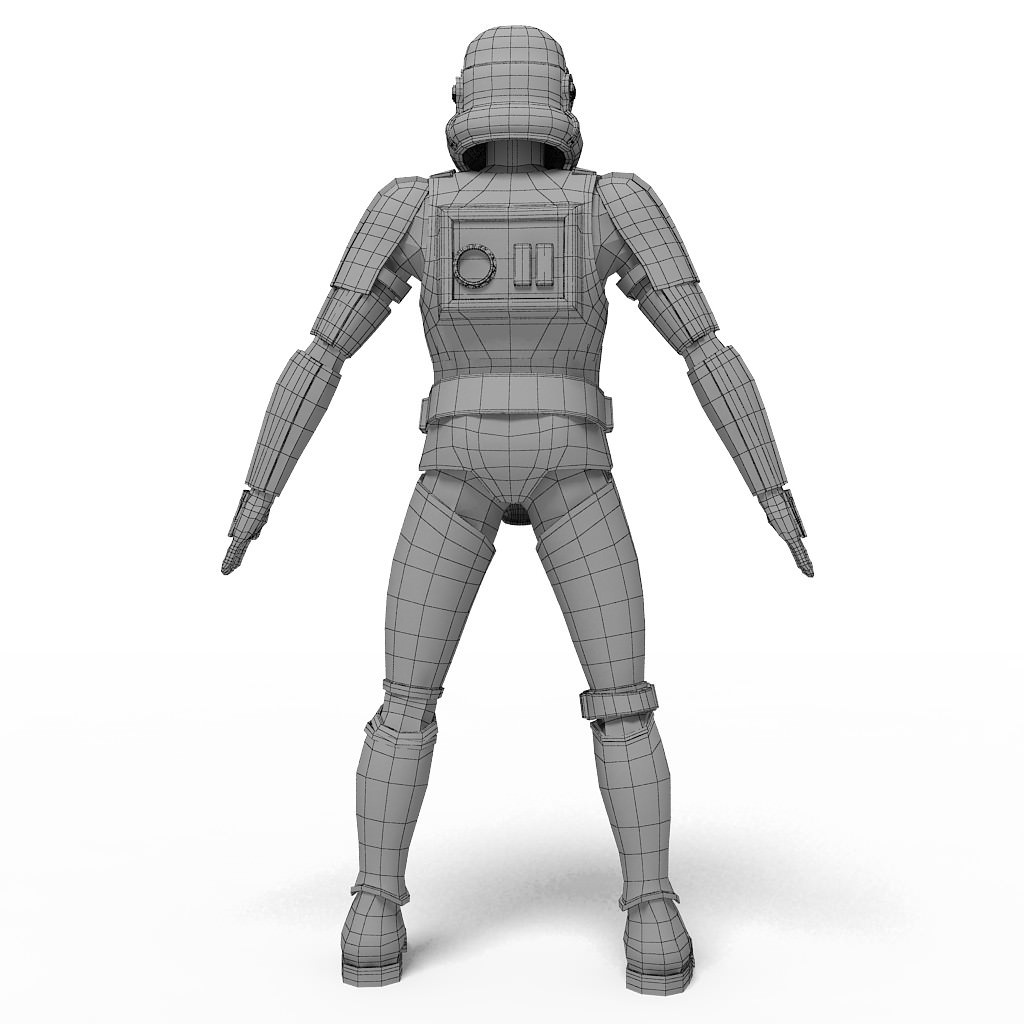 Robot trooper 3D model | CGTrader