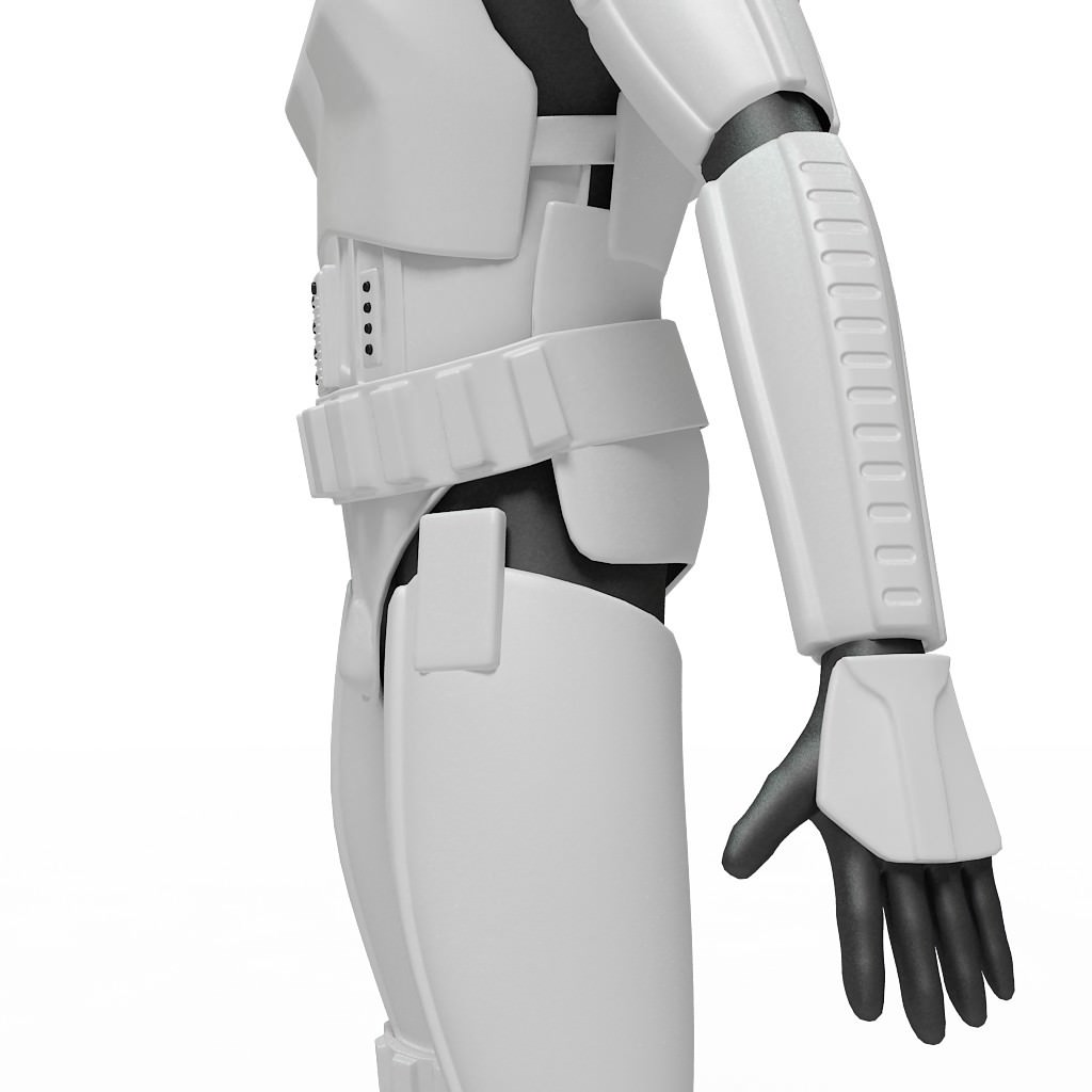 Robot trooper 3D model | CGTrader