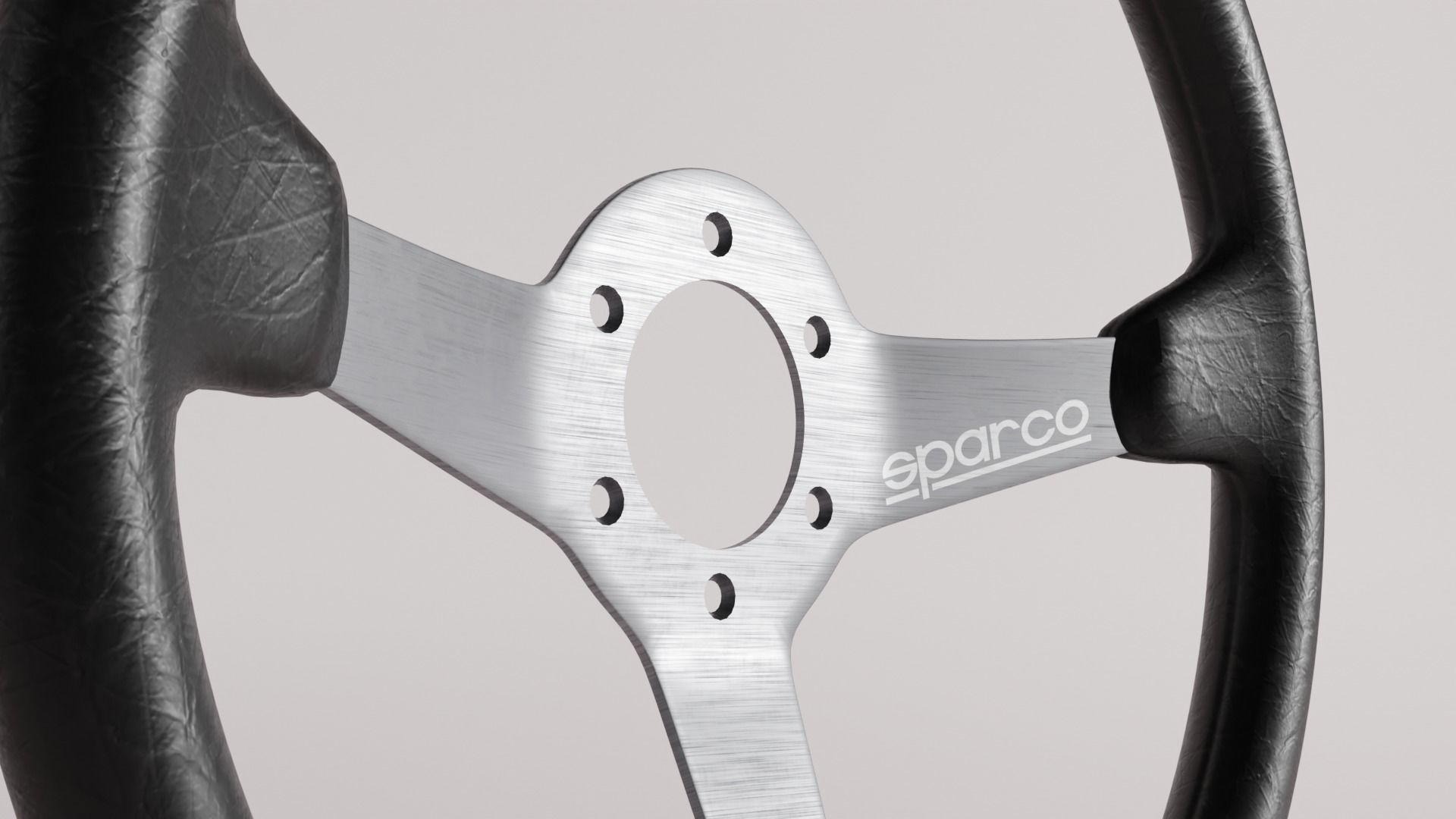 Round Sparco Wheel 3D model | CGTrader